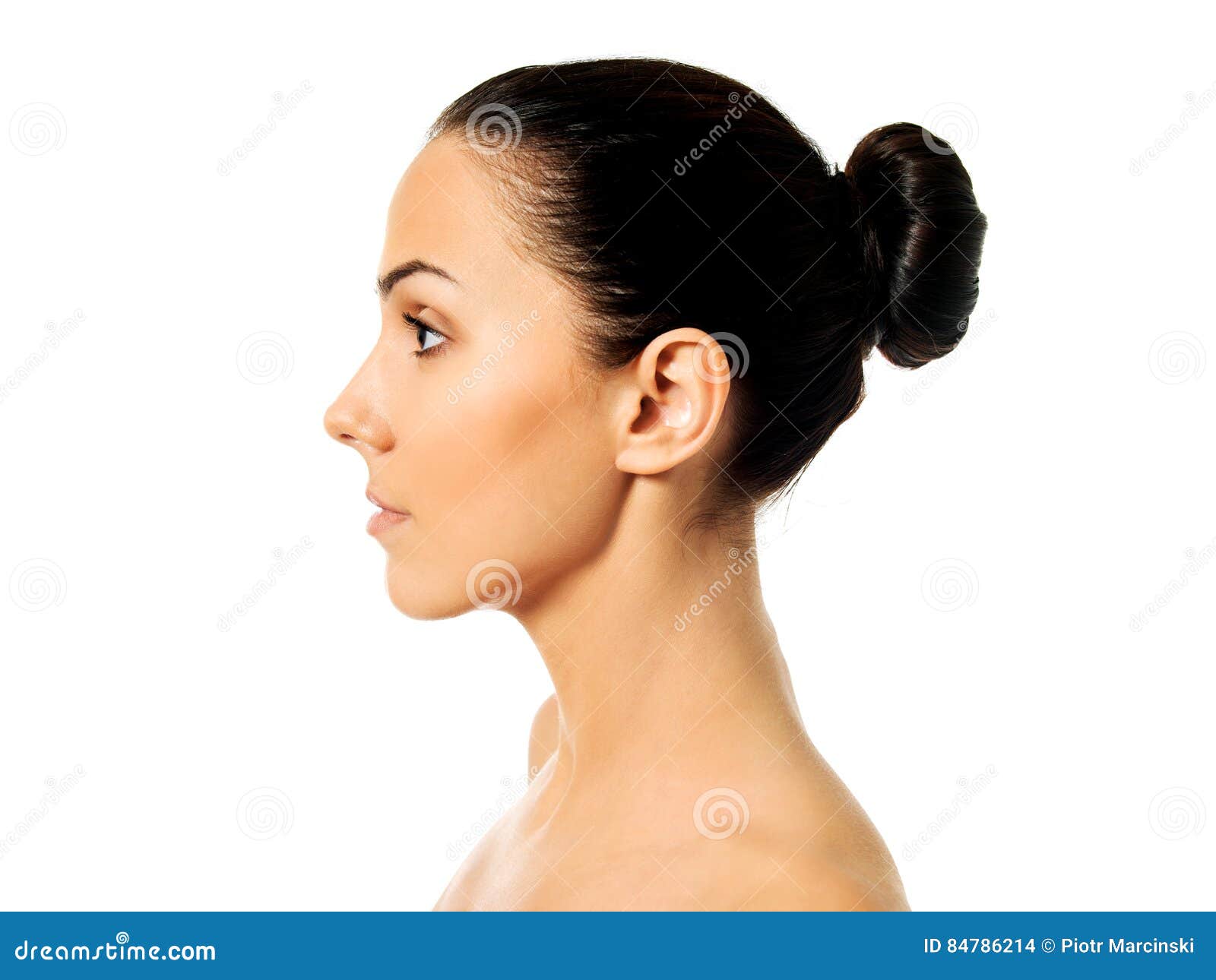 Side View of Young Woman Face Stock Photo - Image of eyes, dreaming ... Side View of Young Woman Face Stock Photo - Image of eyes, dreaming ...