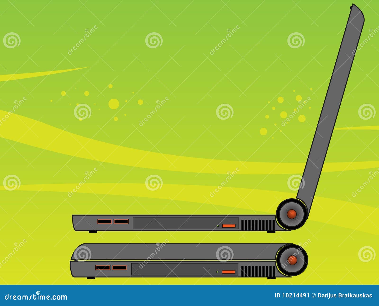 Closed Laptop Side View Stock Illustrations – 38 Closed Laptop Side ...