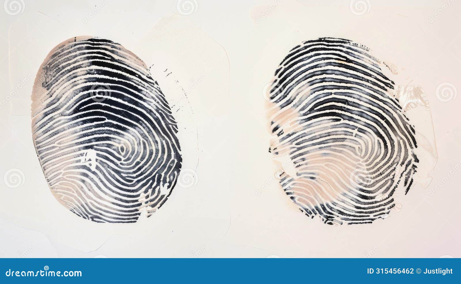 A Sidebyside Comparison of Two Identical Fingerprints with the ...