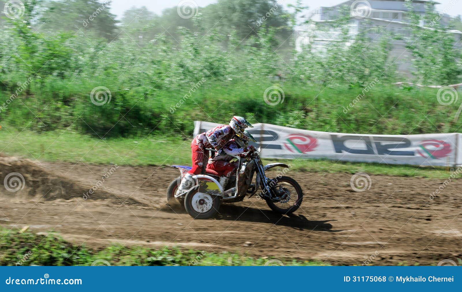 Sidecar motocross redactionele stock foto. Image of snelheid - 31175068