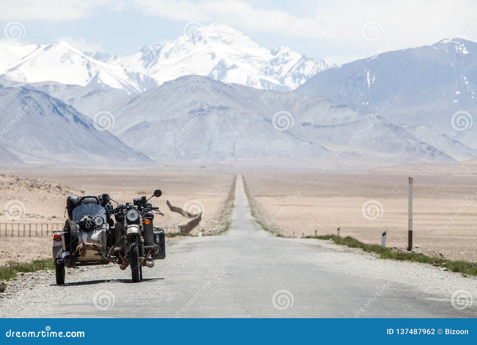 Sidecar Riding in the Mountains Stock Photo - Image of classic, peak ...