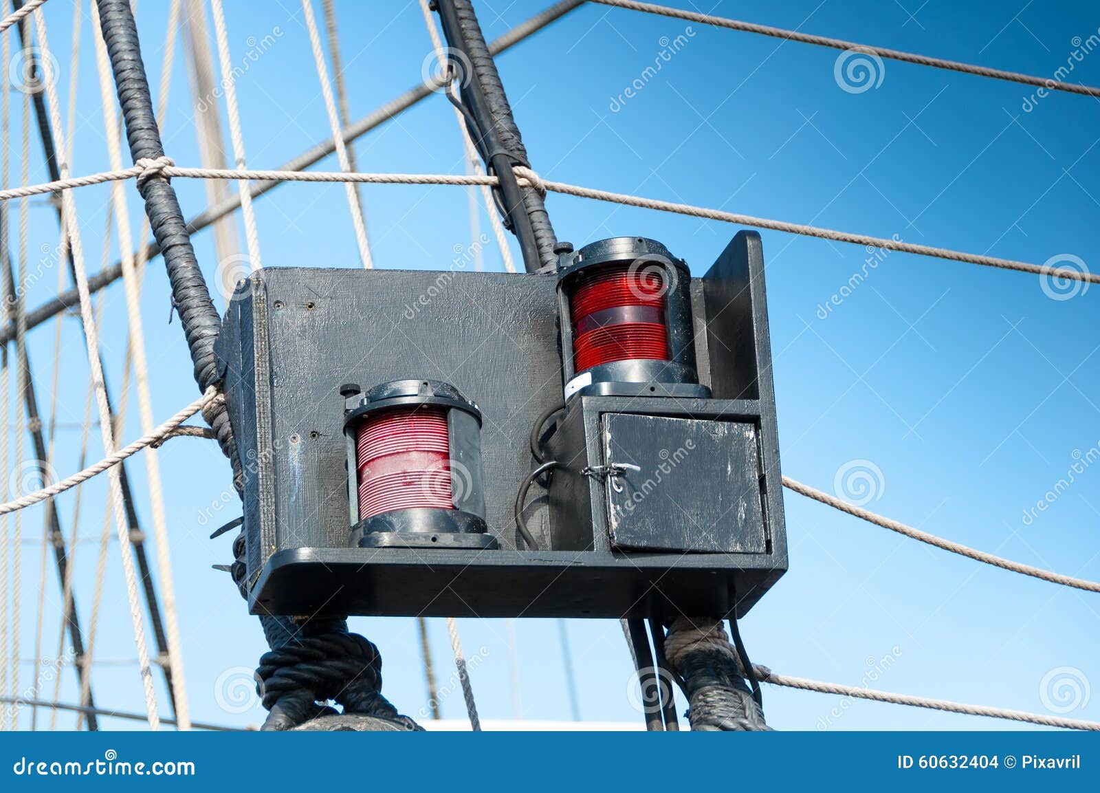 Sidelight on a boat stock photo. Image of ship, fishing - 60632404