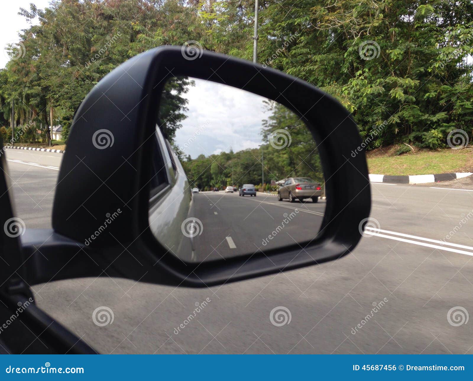 Sidemirror of Car stock photo. Image of sidemirror, forward - 45687456