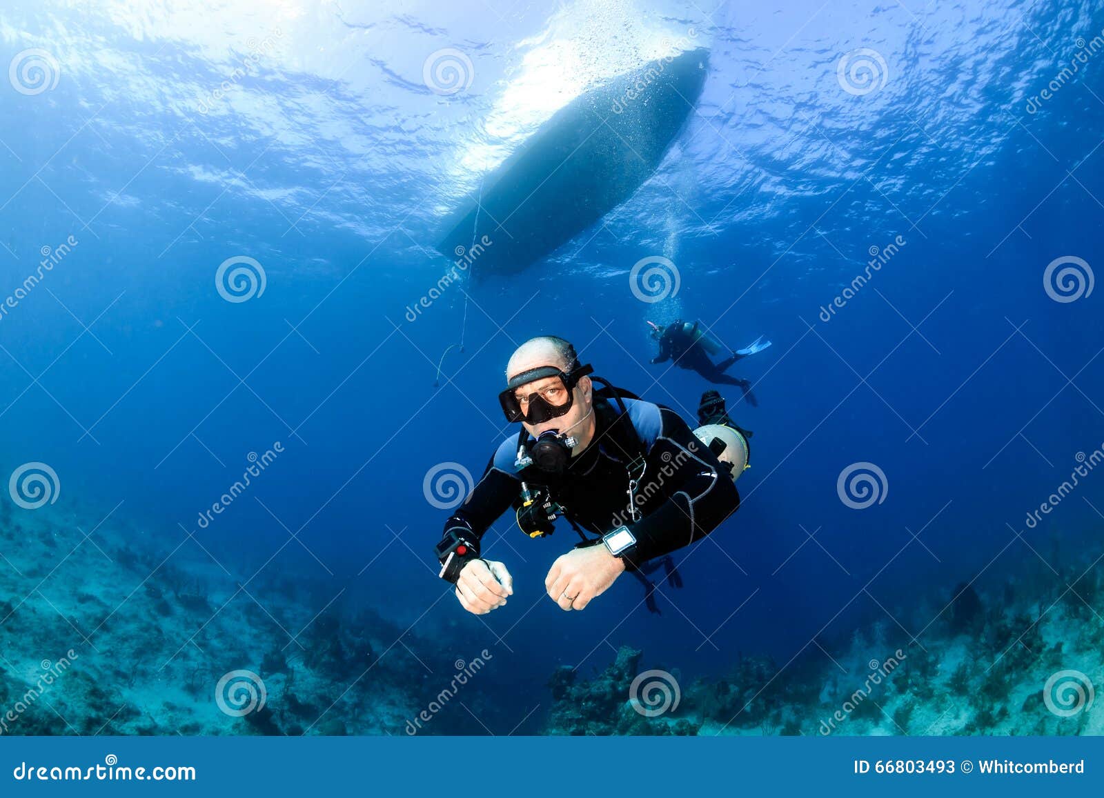 Sidemount SCUBA diving stock image. Image of deep, explore - 66803493