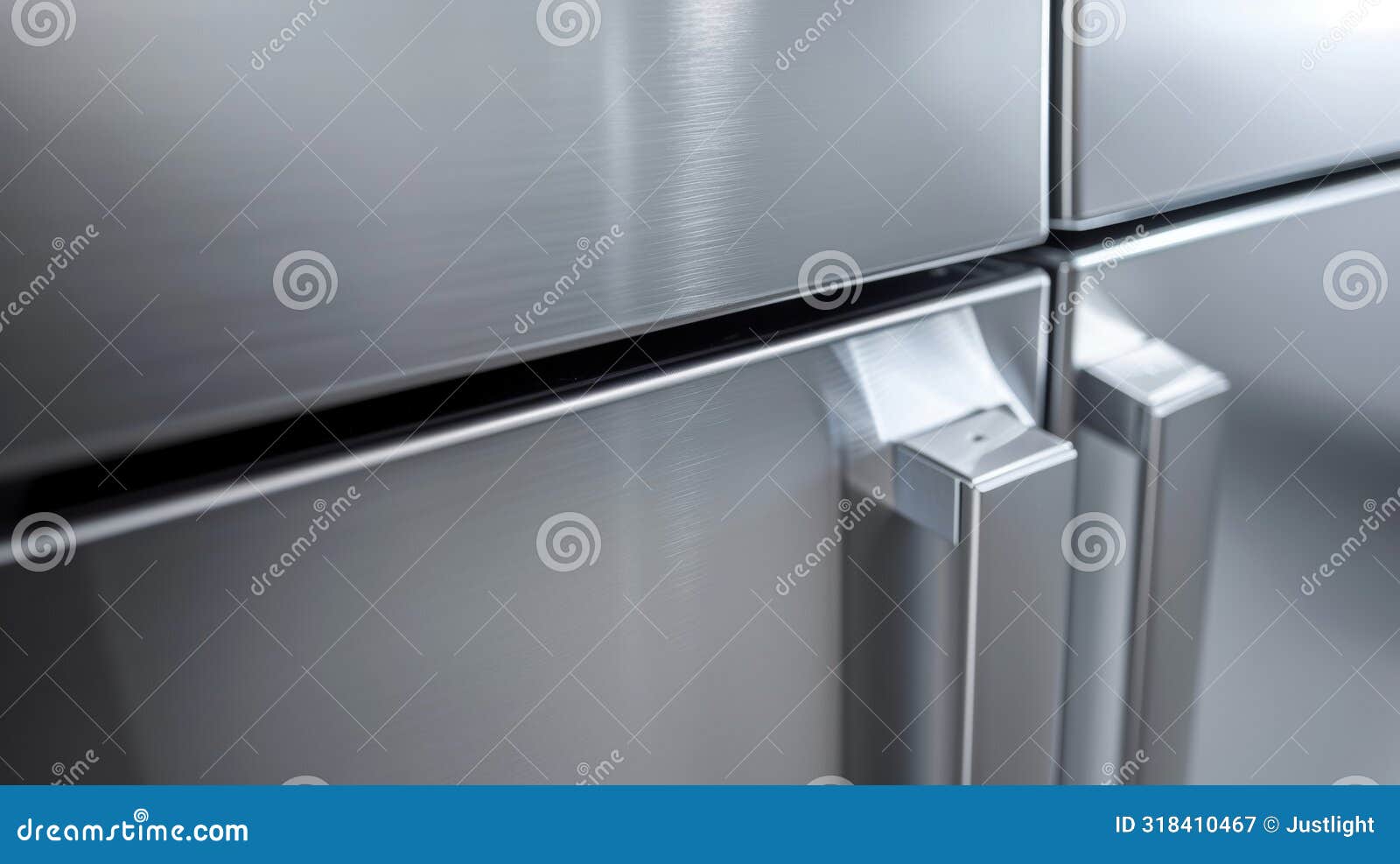 The Sides of the Fridge are Coated in a Smooth Matte Finish Stock Image ...