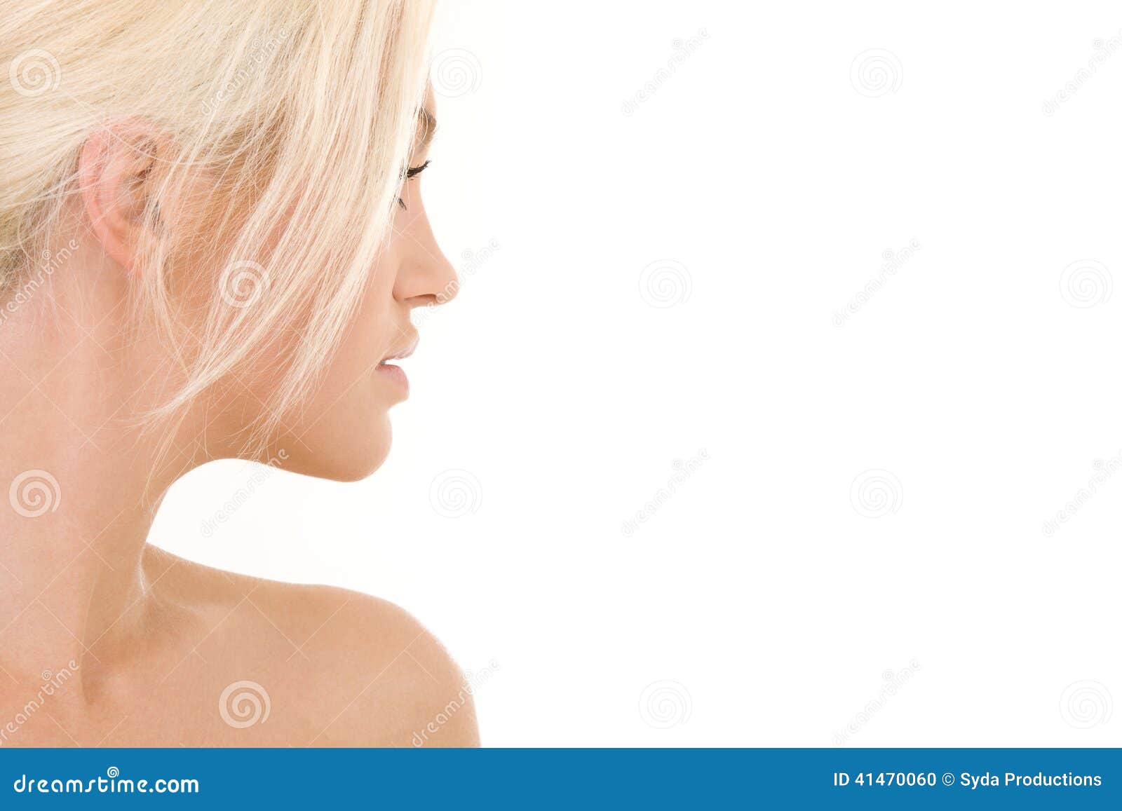 Sideview stock photo. Image of balance, blonde, portrait - 41470060