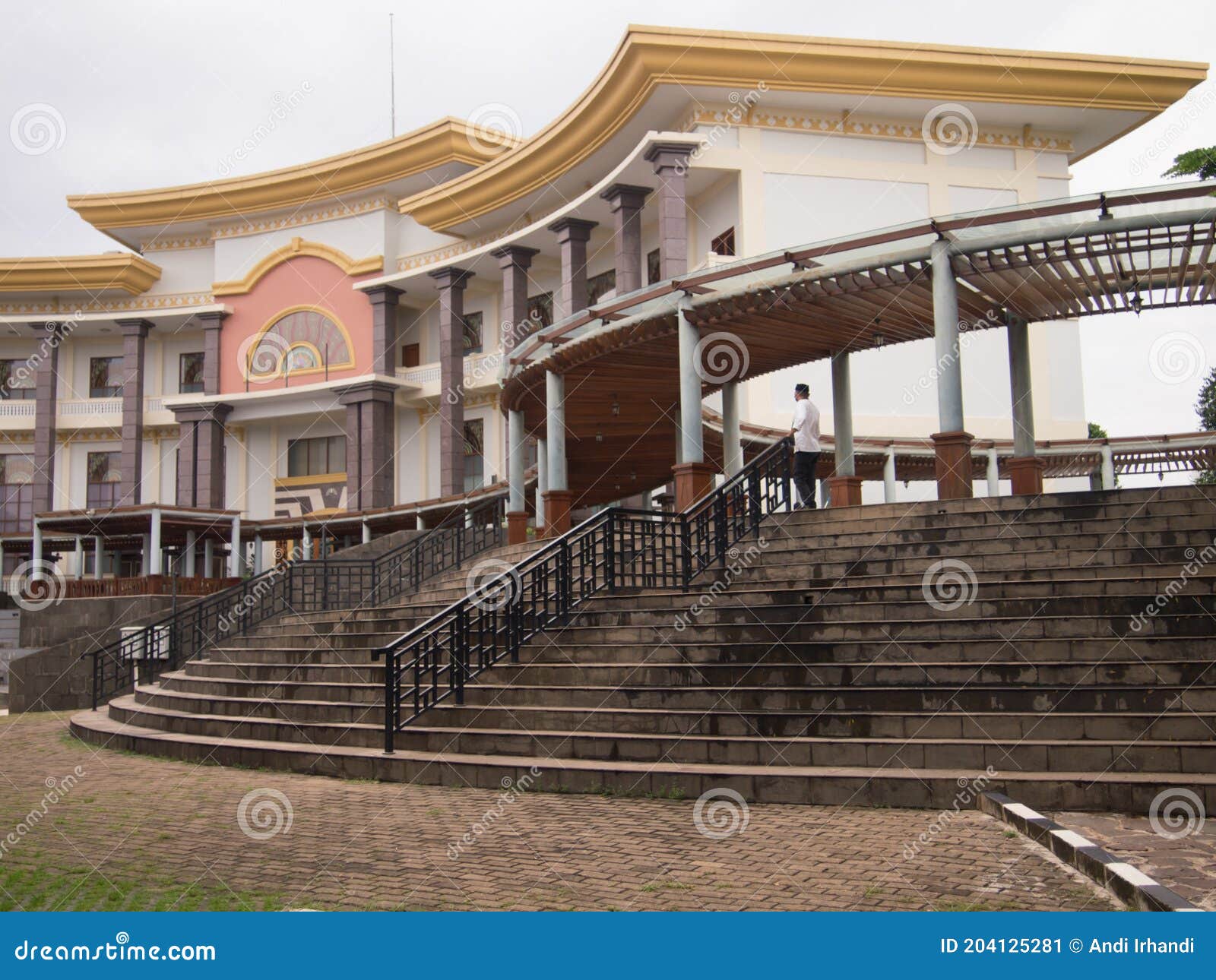 Sideview of Office Building Like University Editorial Photo - Image of ...