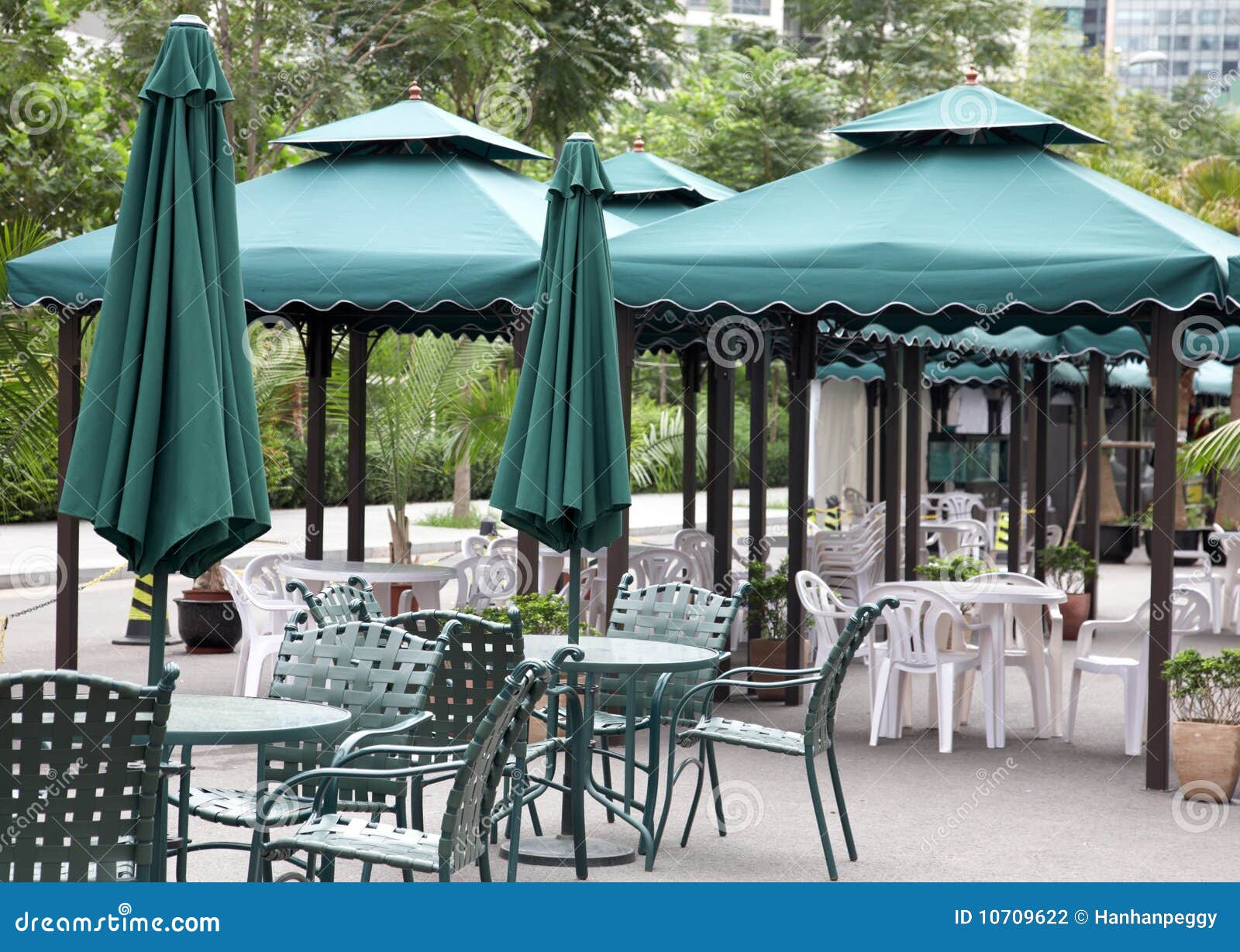 Sidewalk Cafe stock photo. Image of furniture, restaurant - 10709622