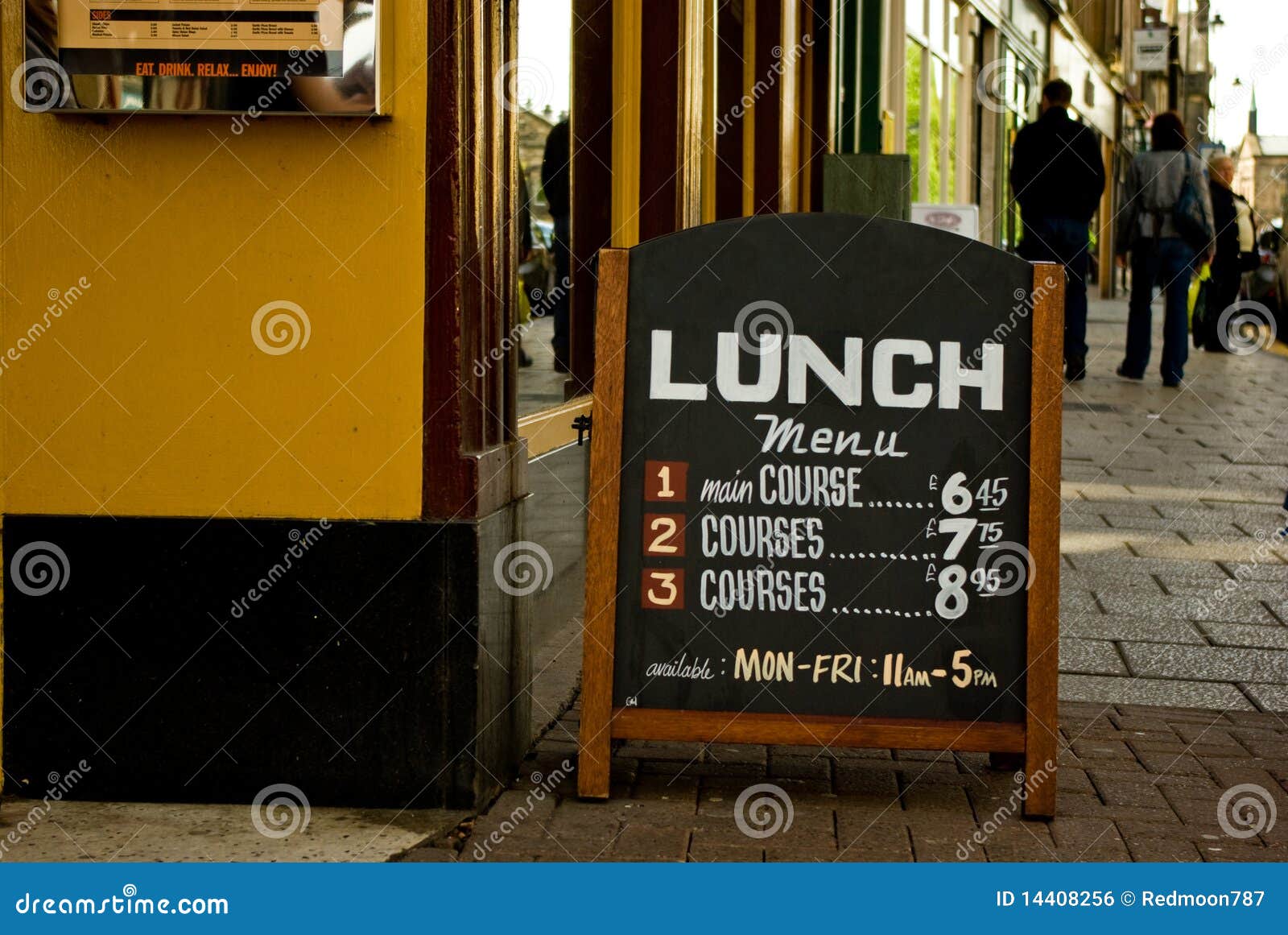 2,139 Sidewalk Cafe Menu Stock Photos - Free & Royalty-Free Stock ...