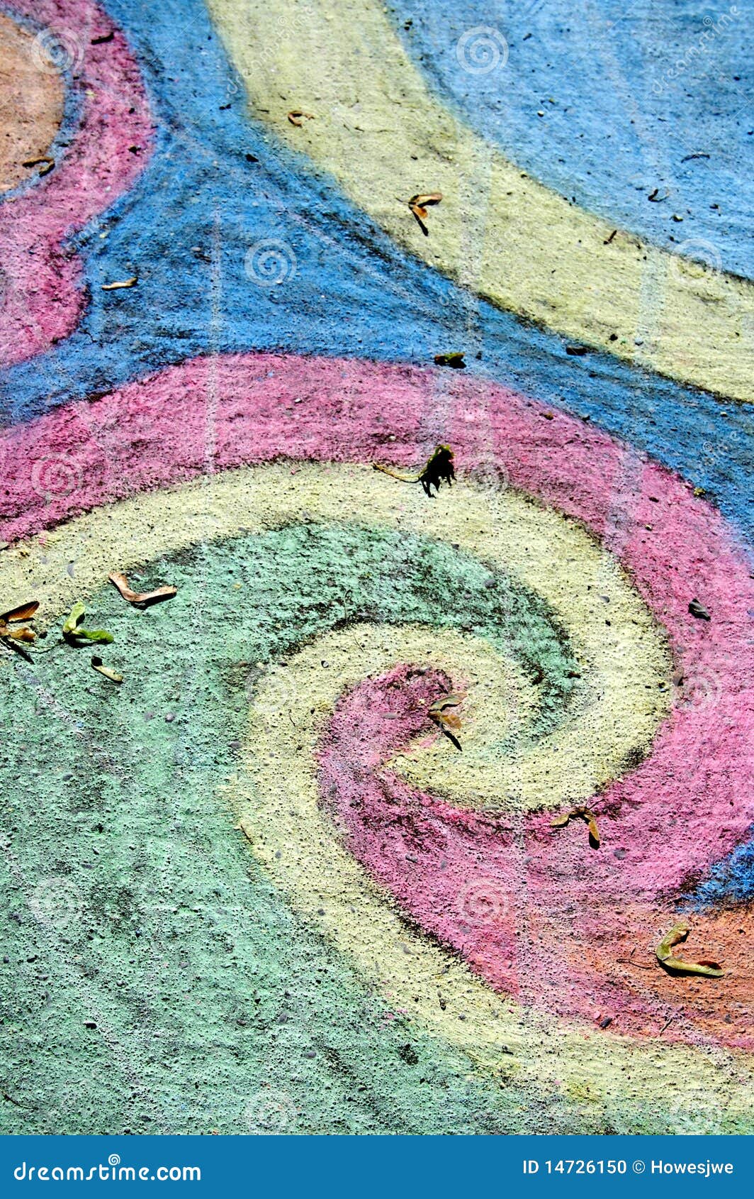 Sidewalk Chalk Drawing stock photo. Image of blue, summer - 14726150