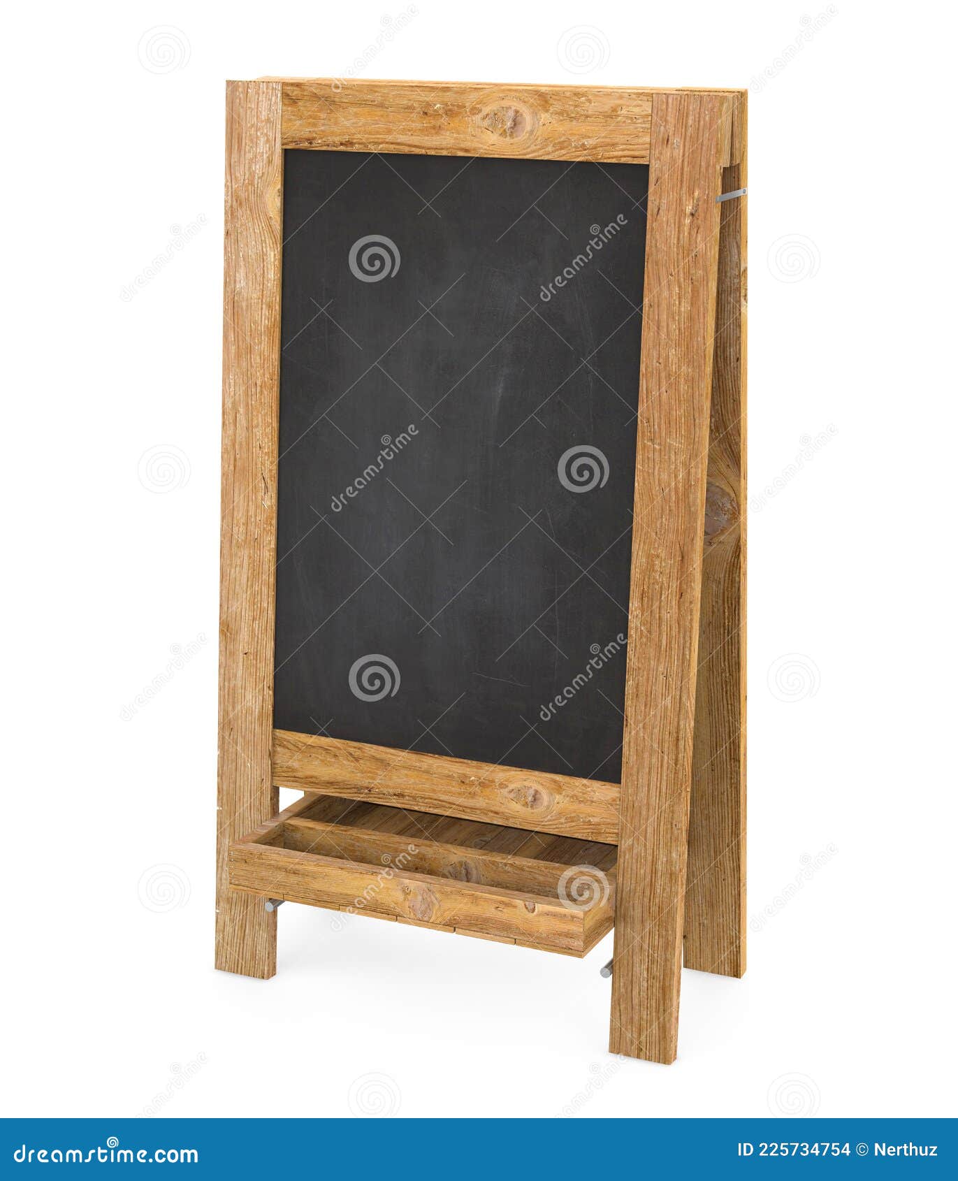 Sidewalk Chalkboard Isolated Stock Illustration - Illustration of ...