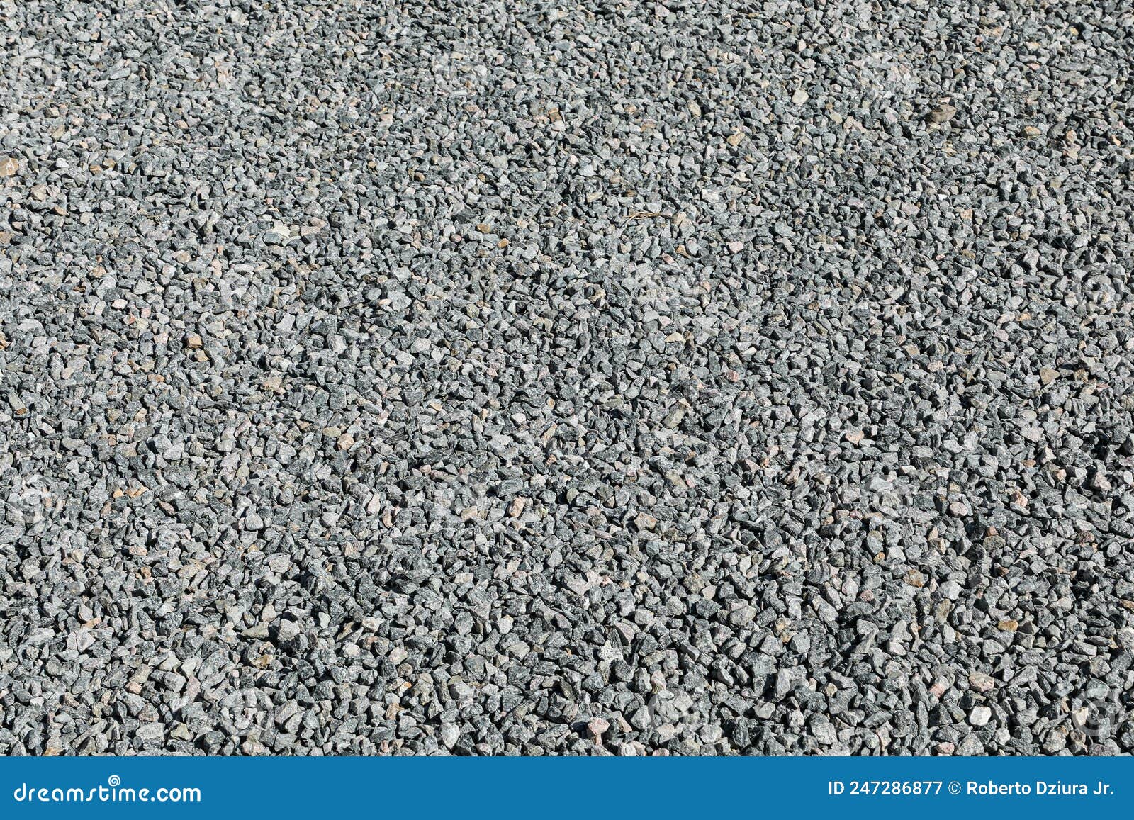 Sidewalk only with Compacted Crushed Stone Stock Image - Image of ...