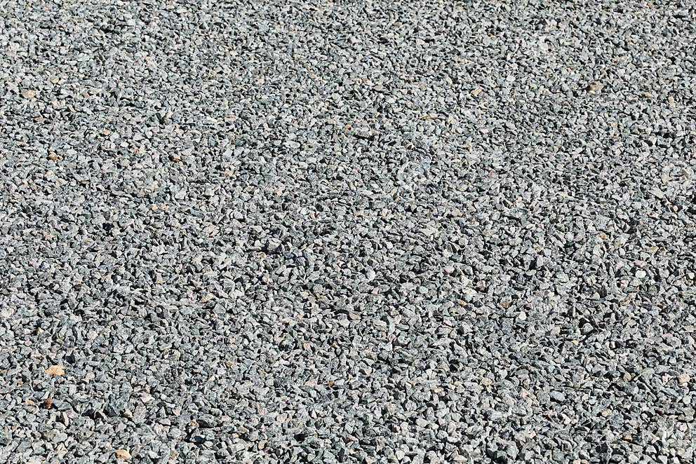 Sidewalk only with Compacted Crushed Stone Stock Image - Image of ...