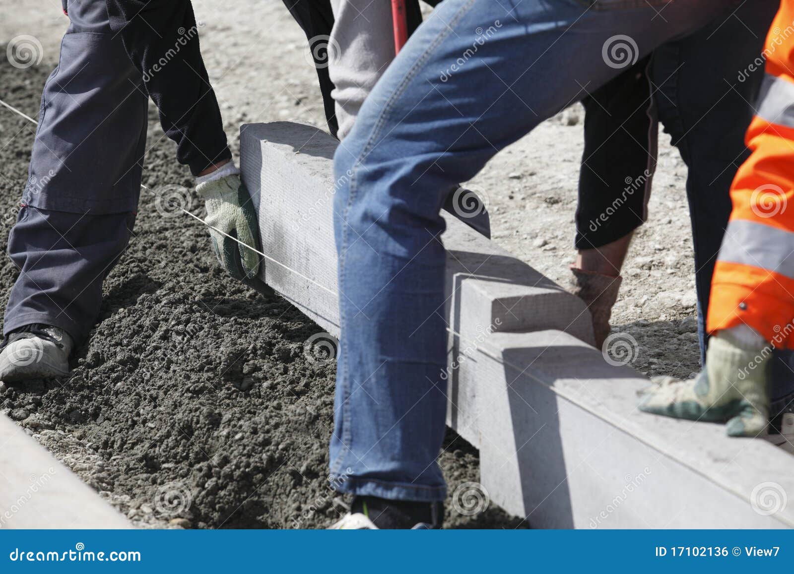 Sidewalk Construction Blockade Stock Photo | CartoonDealer.com #53725548