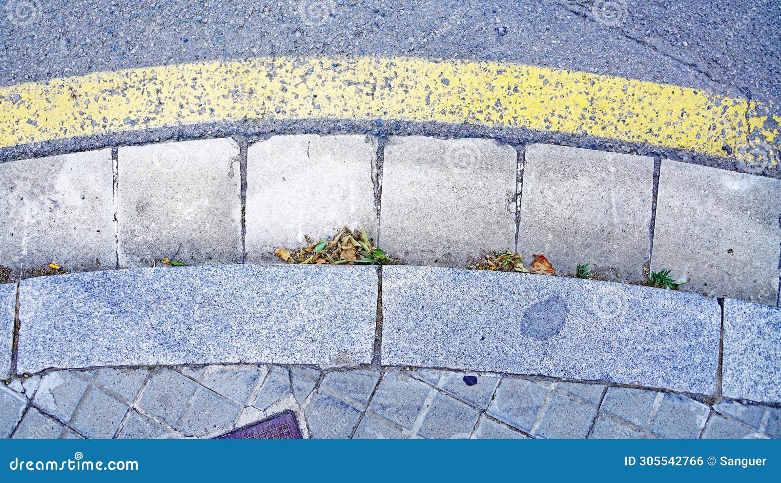 Sidewalk with Curb for Backgrounds Stock Photo - Image of backgrounds ...