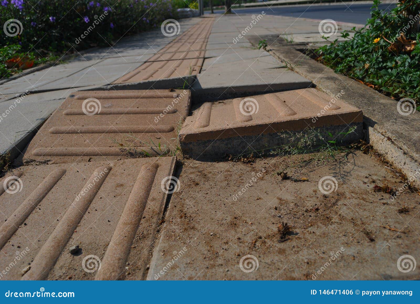 Collapsed Soil Near The Concrete Rings Of An Underground Well ...
