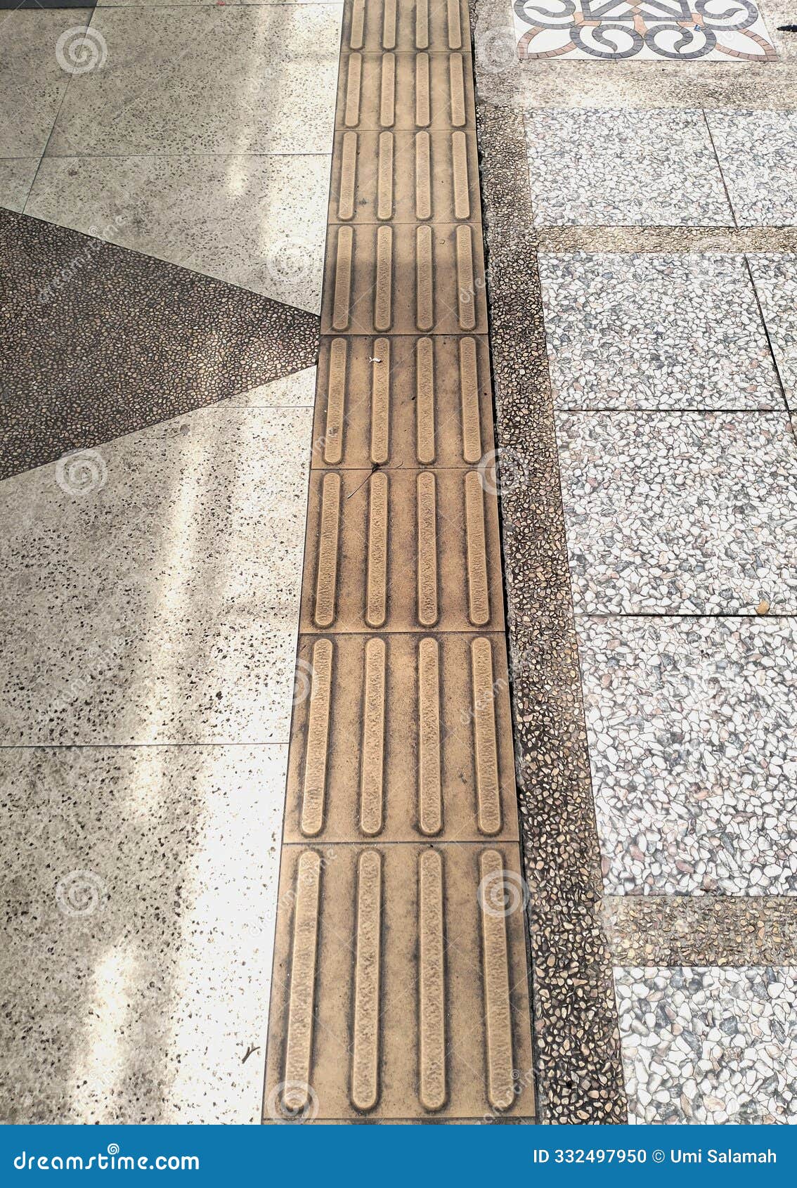Sidewalk Details with Embossed Texture and Straight Line Patterns for ...