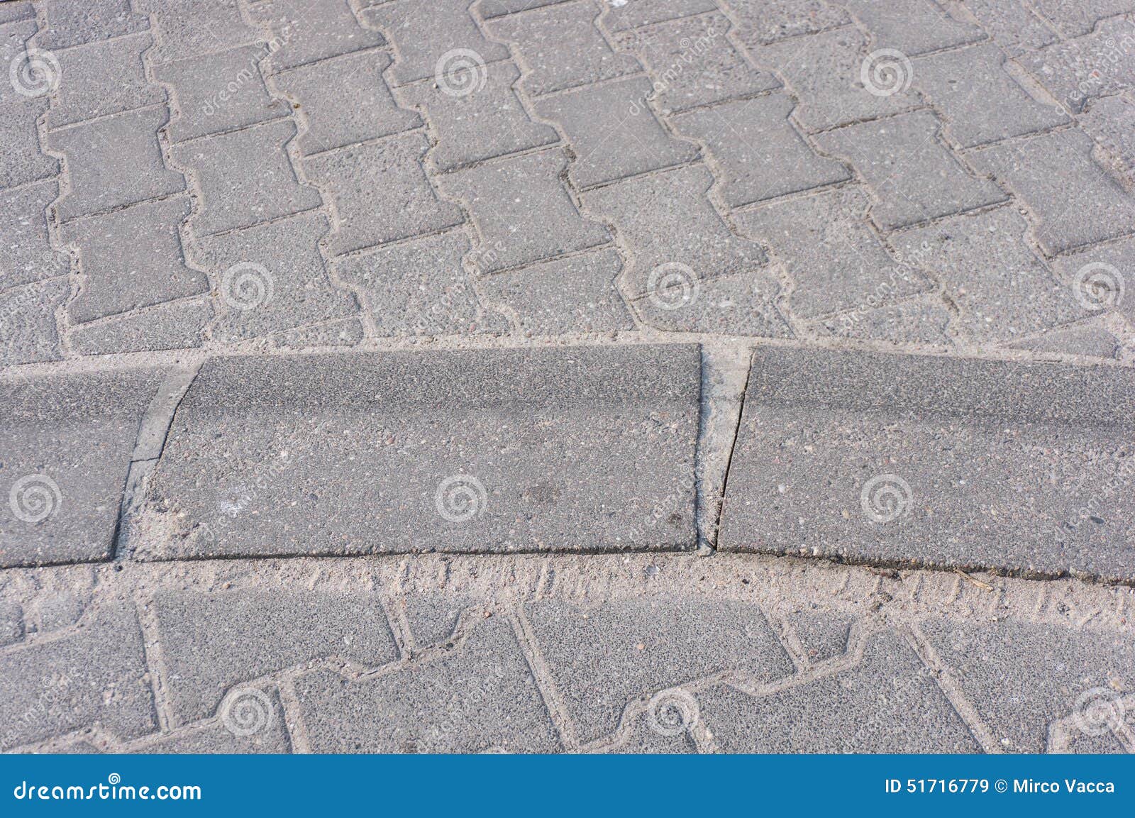 Sidewalk edge stock image. Image of sidewalk, block, street - 51716779