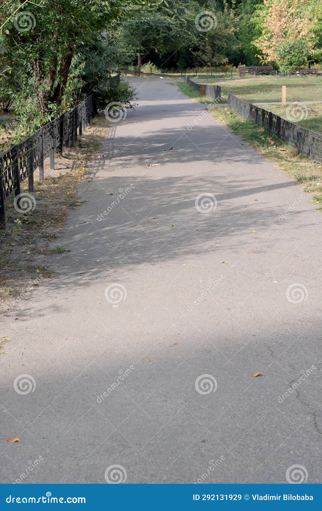 Sidewalk Path Inside Urban Buildings Stock Image - Image of empty ...