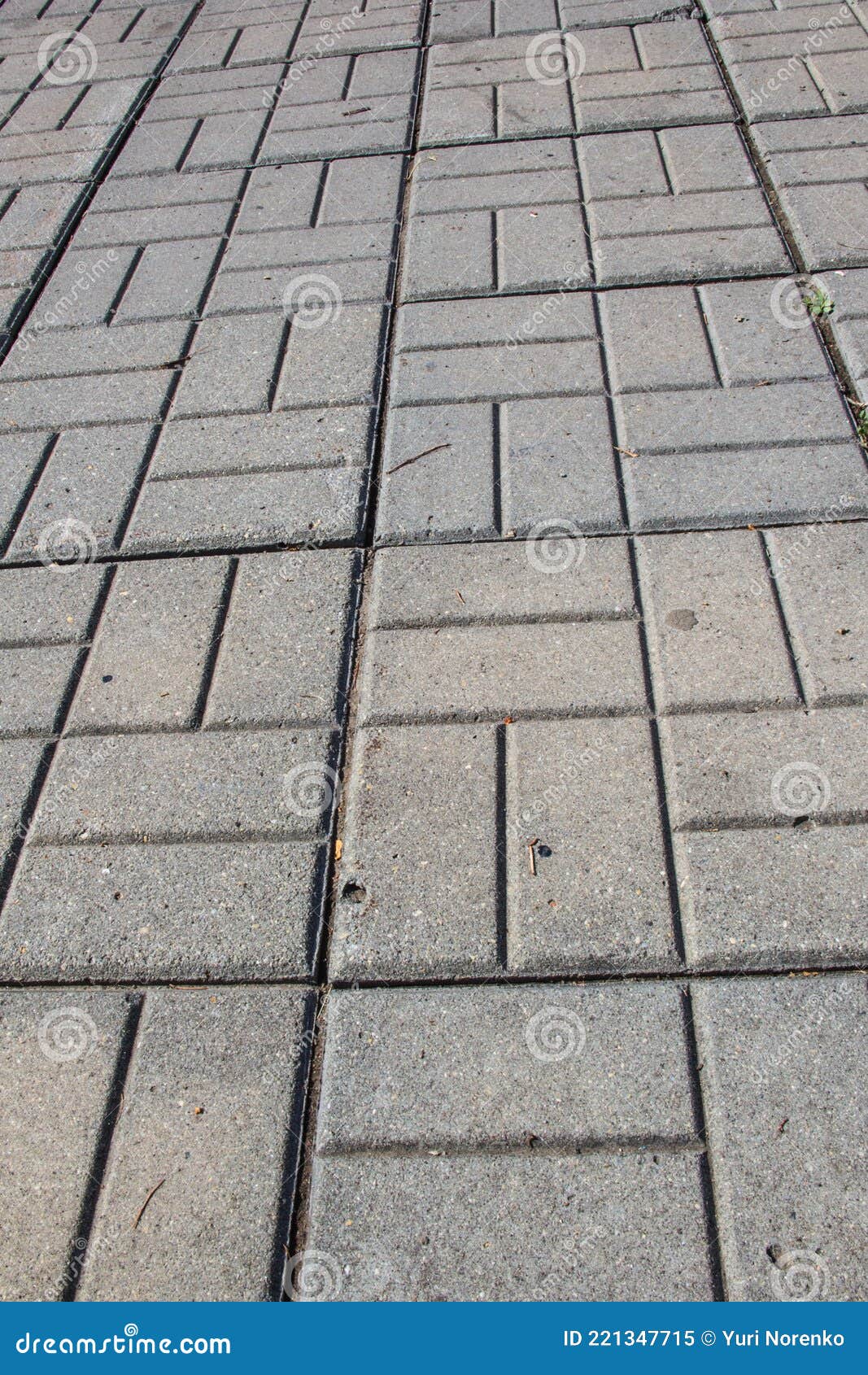 The Sidewalk is Paved with Square Decorative Tiles Stock Image - Image ...