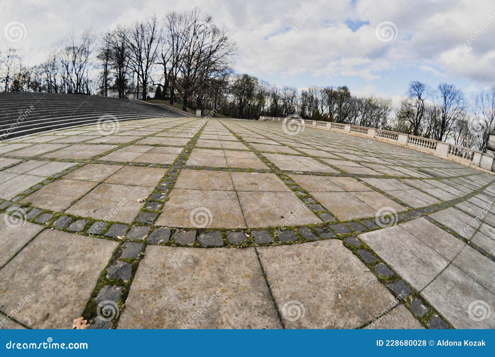 Sidewalk Pavement Tiles Concrete Checkered Decorative Classic ...