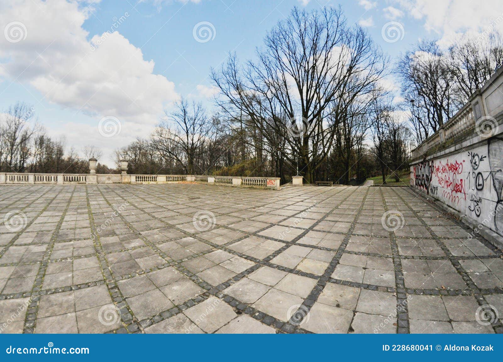 Sidewalk Pavement Tiles Concrete Checkered Decorative Classic ...