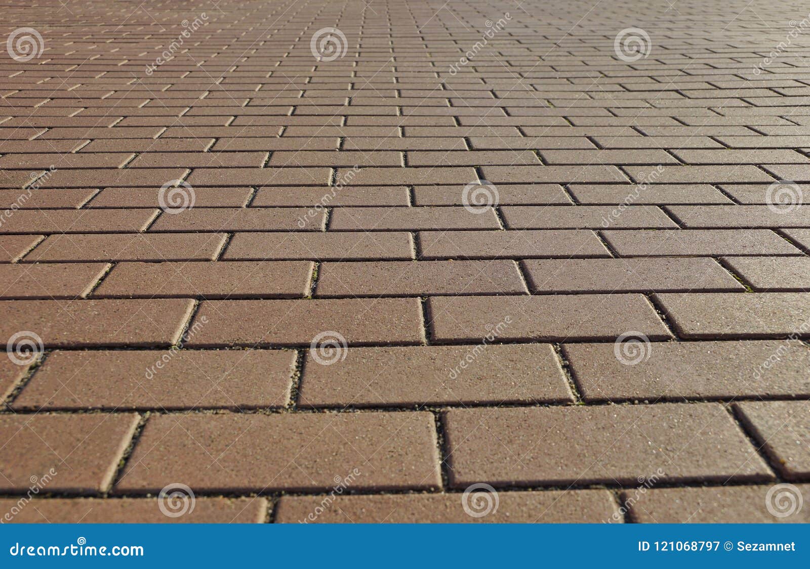 Paving Slabs Red Brown Texture Background Stock Image - Image of ...