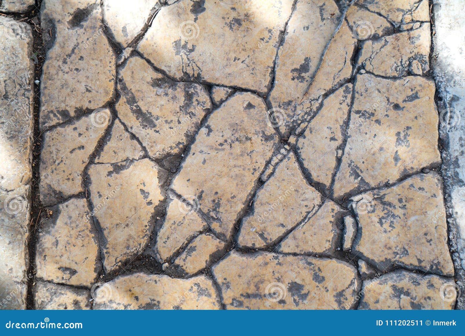 Sidewalk Tile, The Texture Of The Sidewalk On The Temple Mount In ...