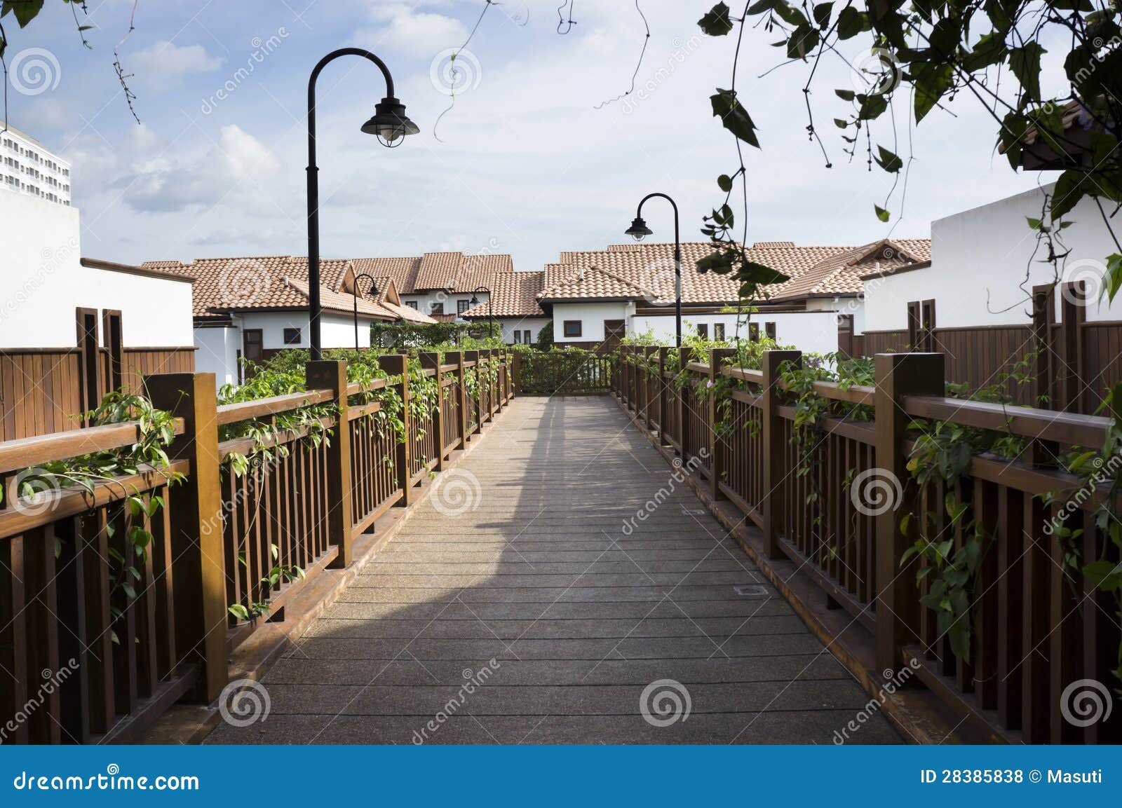 Sidewalks in a Housing Area Stock Photo - Image of malaysia, outdoors ...