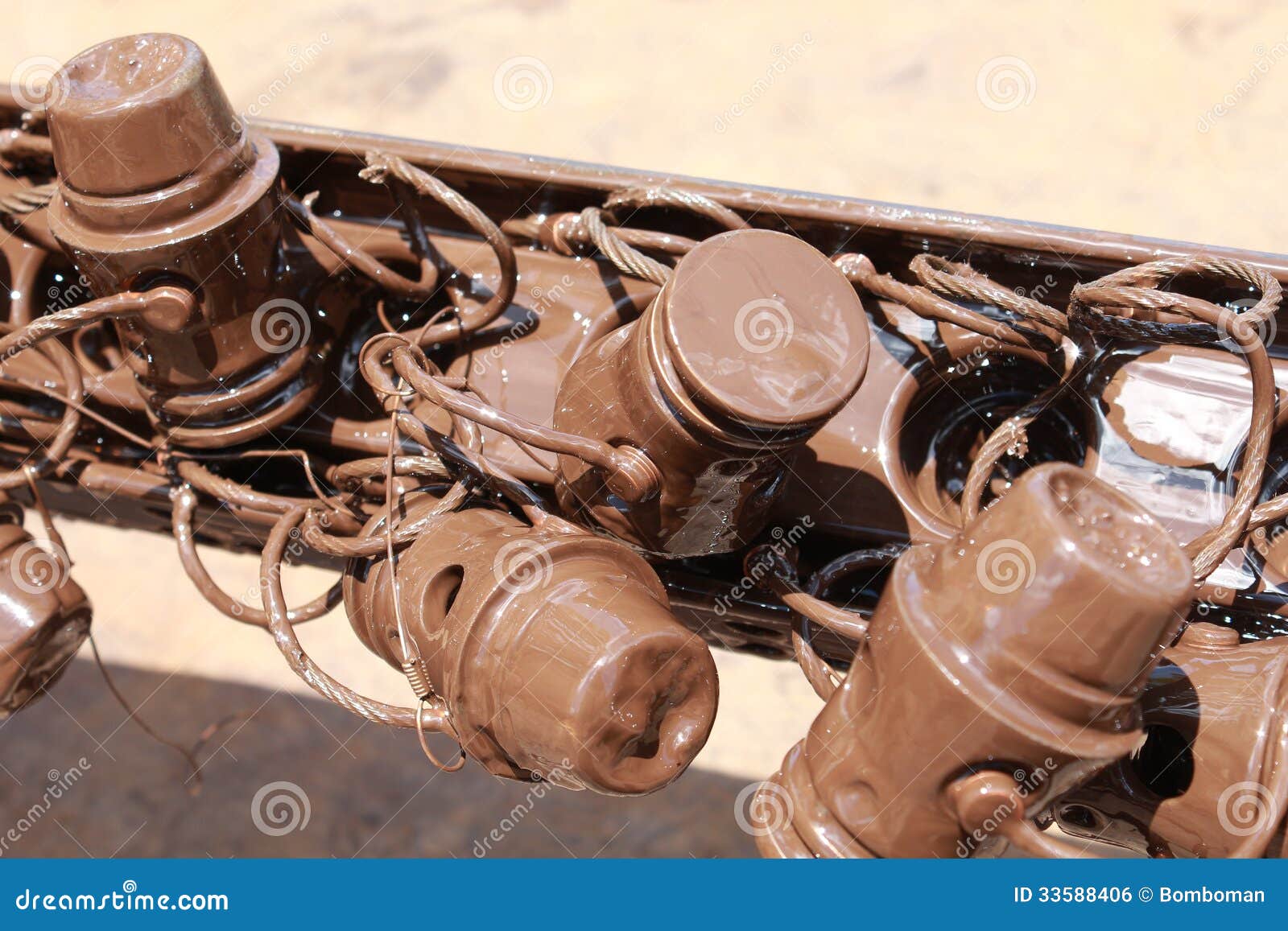 Sidewall Core (SWC) Gun stock photo. Image of geology - 33588406