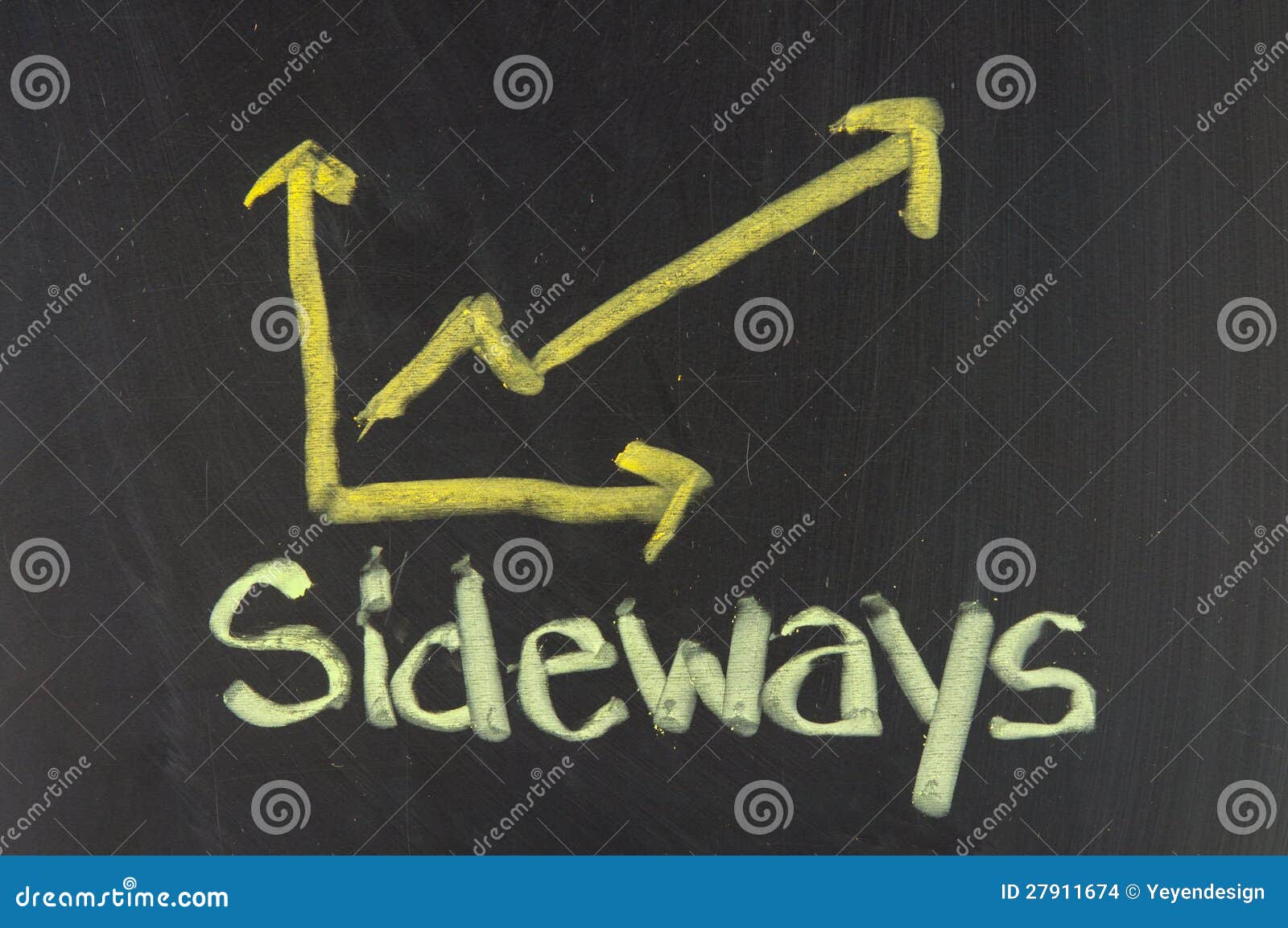 SIDEWAYS stock photo. Image of arrow, data, presentation - 27911674