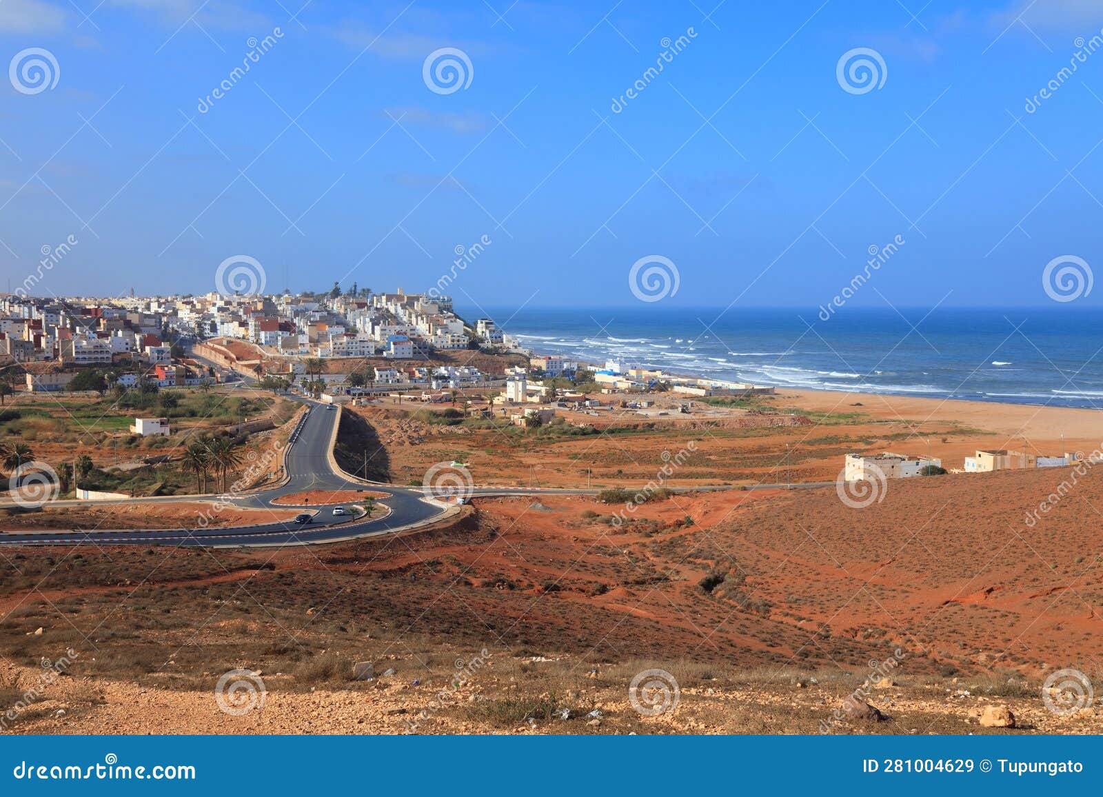 Sidi Ifni town, Morocco stock image. Image of moroccan - 281004629