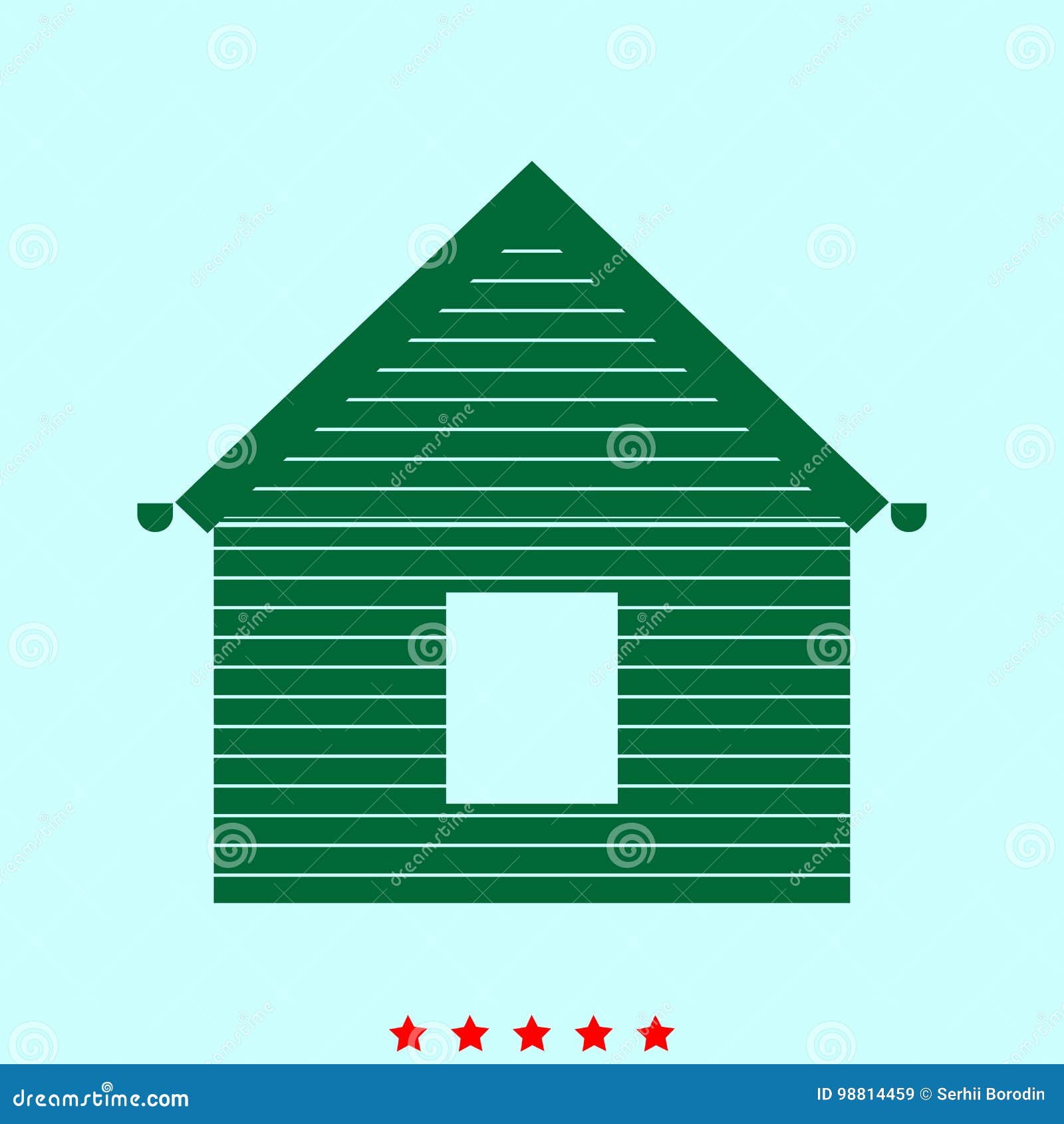 Siding Front Set it is Color Icon . Stock Vector - Illustration of home ...