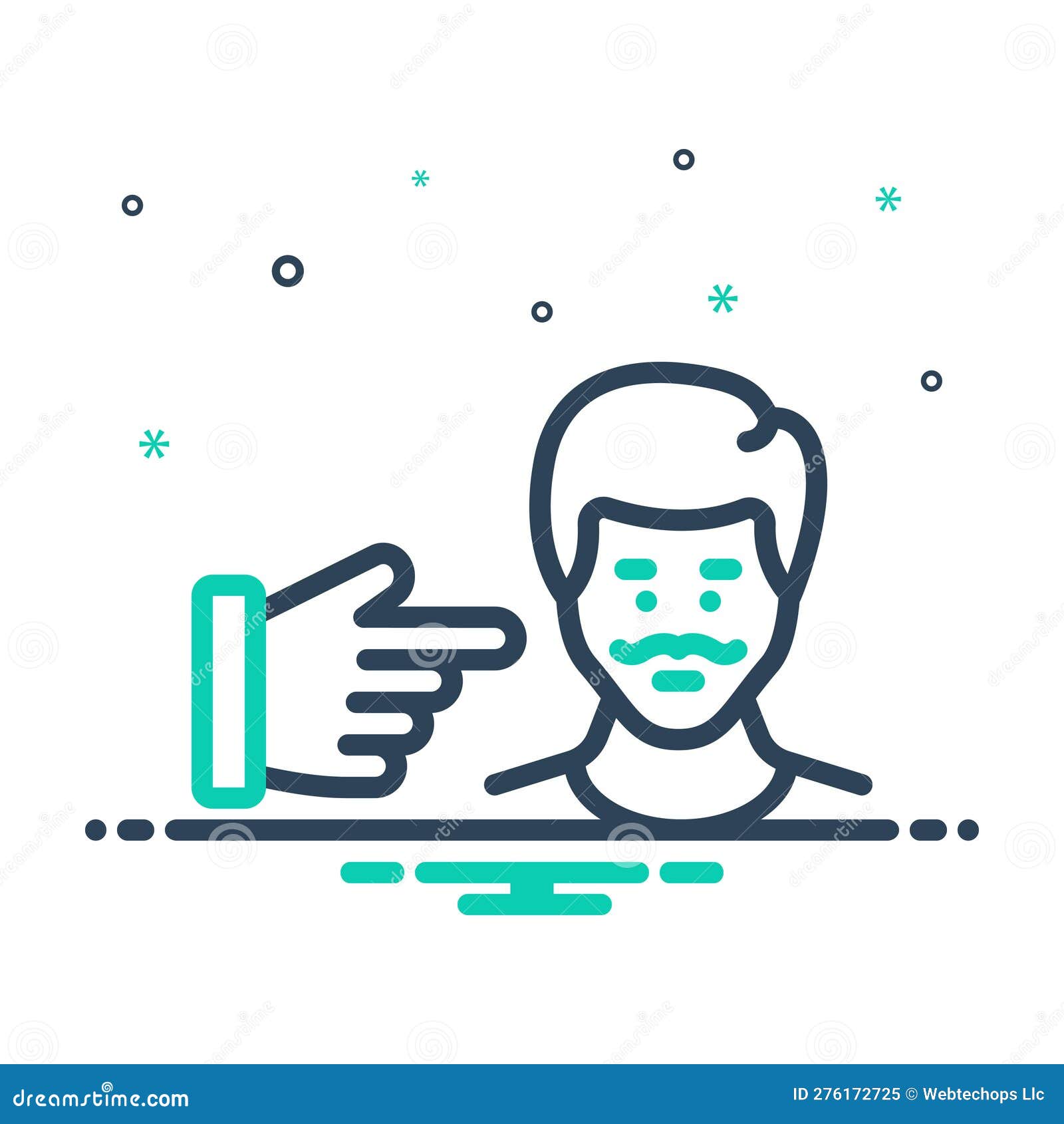 Mix Icon for Sie, Indicate and Discern Stock Vector - Illustration of ...