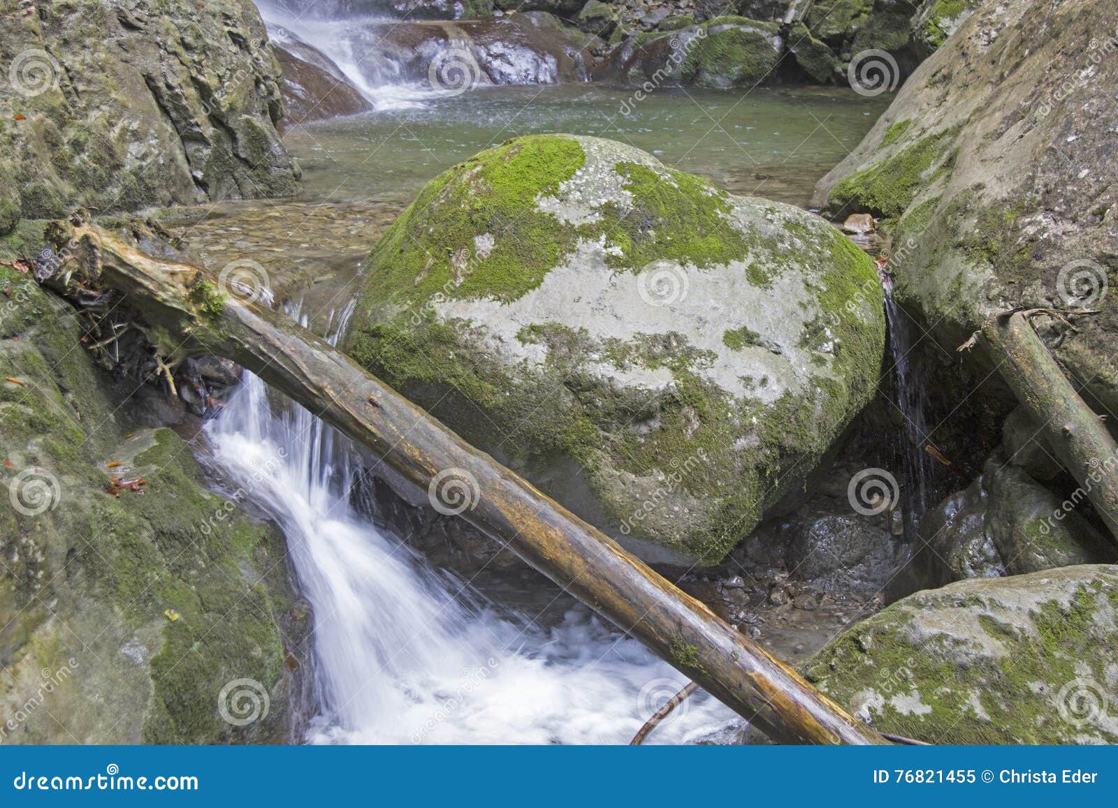Siebli waterfall stock image. Image of europe, waterfall - 76821455