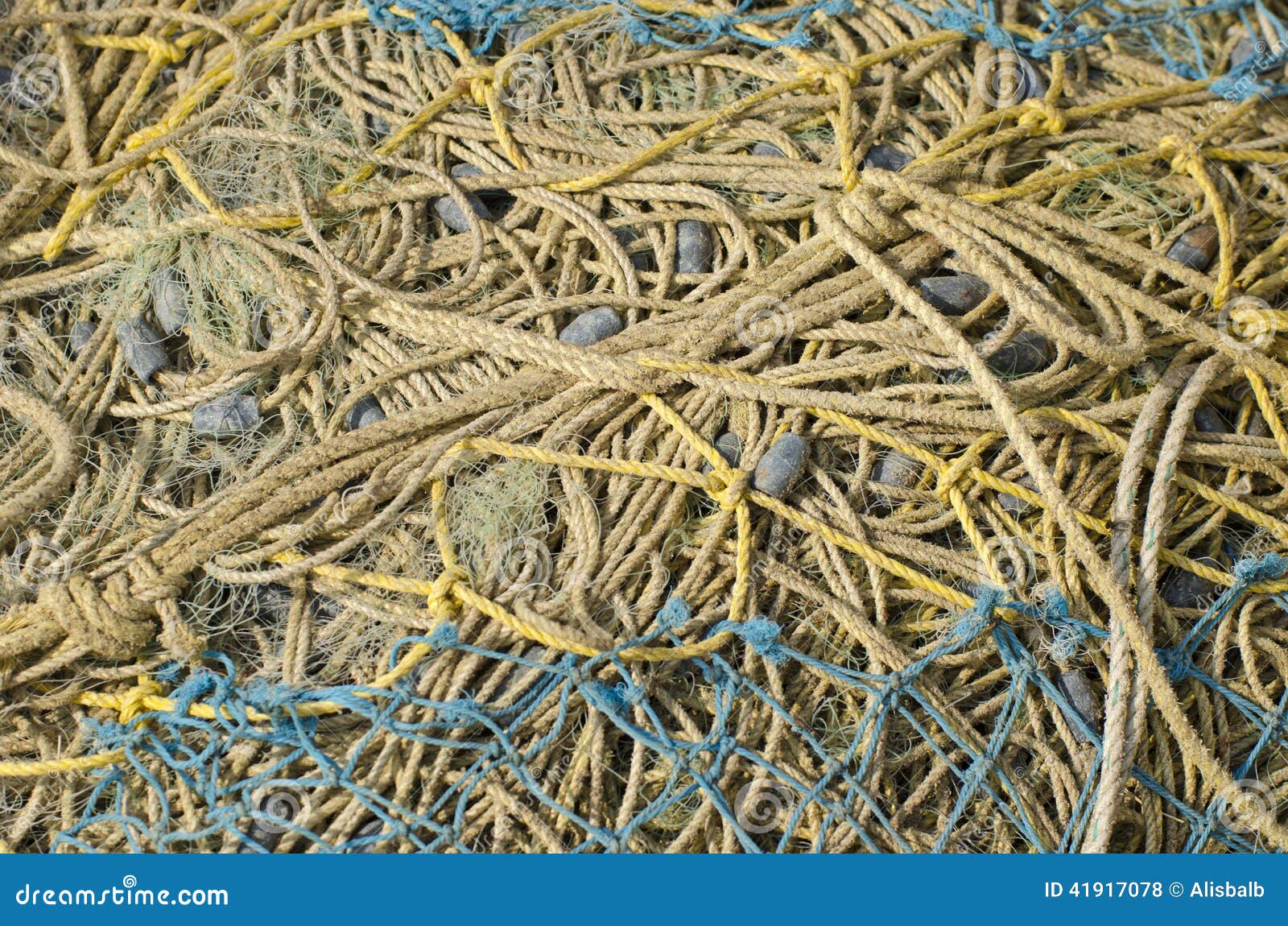 Sieci rybackiej arkany tło zdjęcie stock. Obraz złożonej z tło - 41917078