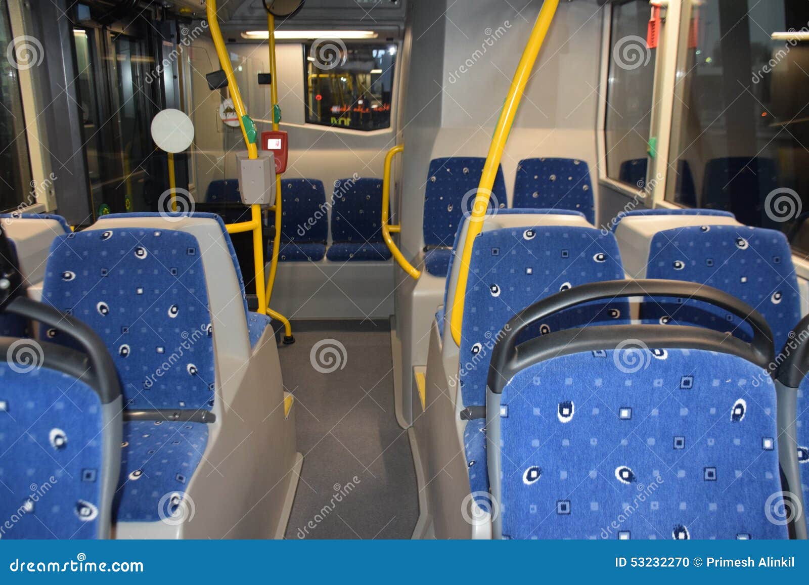 Siedzenia Dubaj RTA Inside Autobus Obraz Editorial - Obraz złożonej z ...