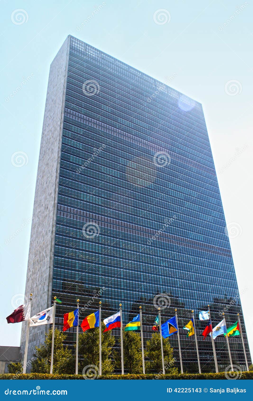 Siedziba ONZ W Nowym Jorku Zdjęcie Stock - Obraz: 42225143