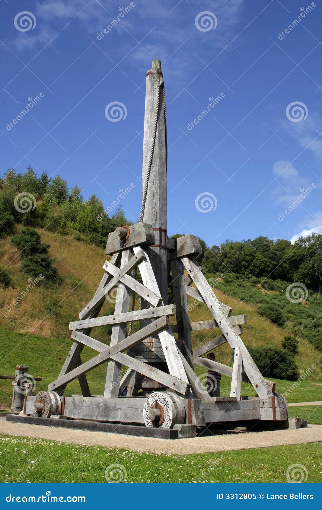 Siege engine stock image. Image of siege, arms, antique - 3312805
