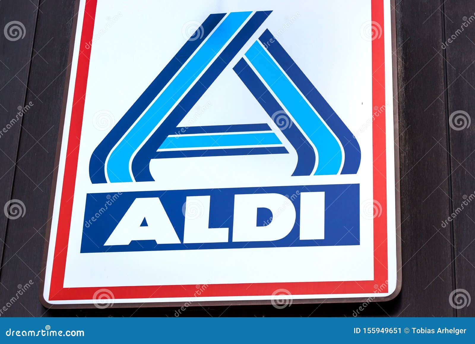 Aldi Sign Editorial Photo | CartoonDealer.com #43183215
