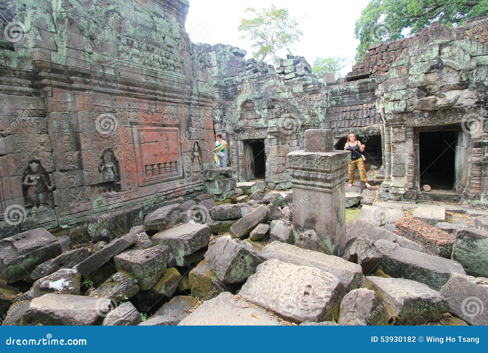 Siem Reap Temple in Cambodia Editorial Photography - Image of bayon ...