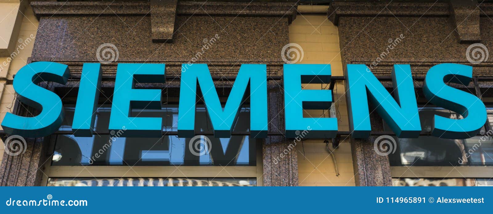 Siemens electronics store editorial photo. Image of mall - 114965891