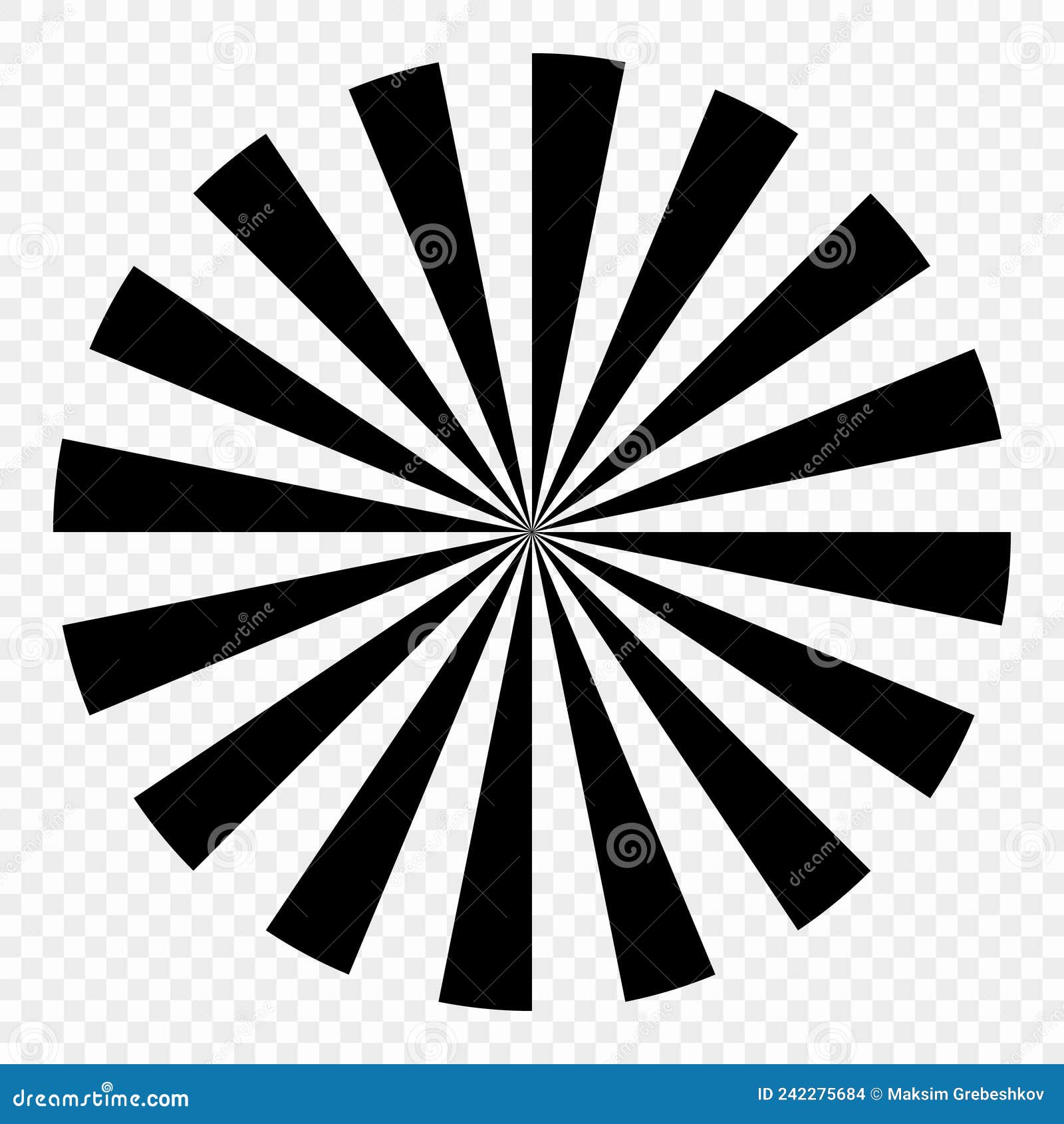 Siemens Star. Eye Test Chart. Visual Acuity. Template For Your Design ...