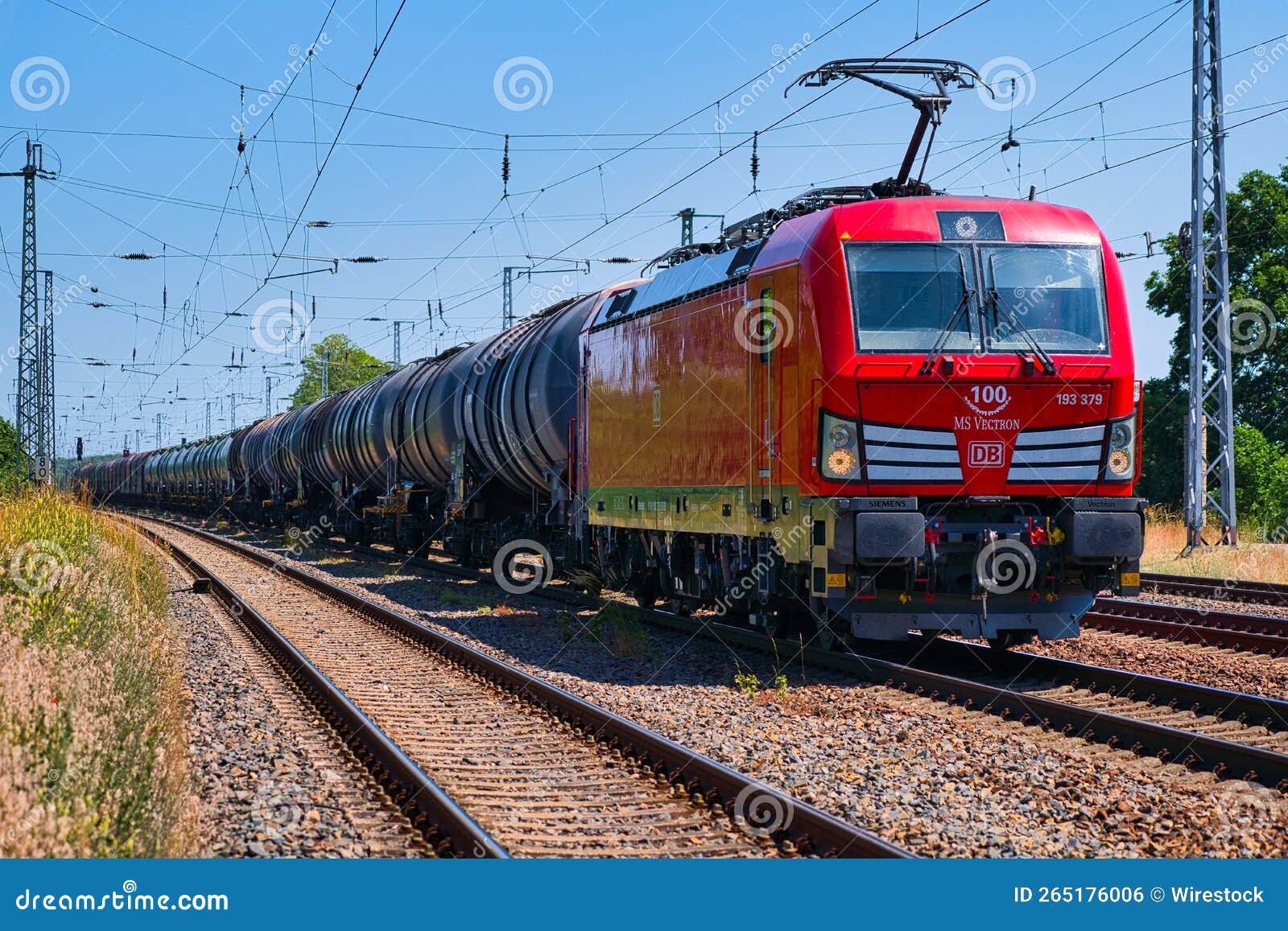 Siemens VECTRON on the Railway on a Sunny Day Editorial Photo - Image ...