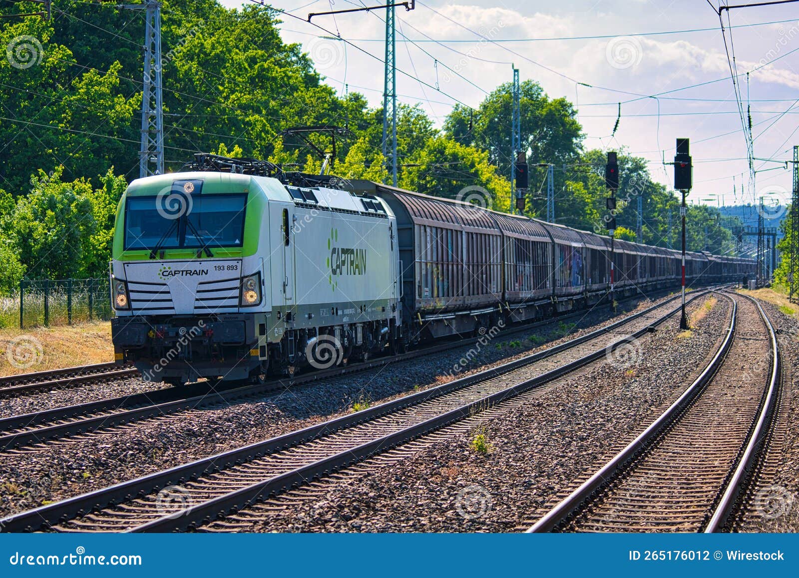 Siemens VECTRON on the Railway on a Sunny Day Editorial Photography ...