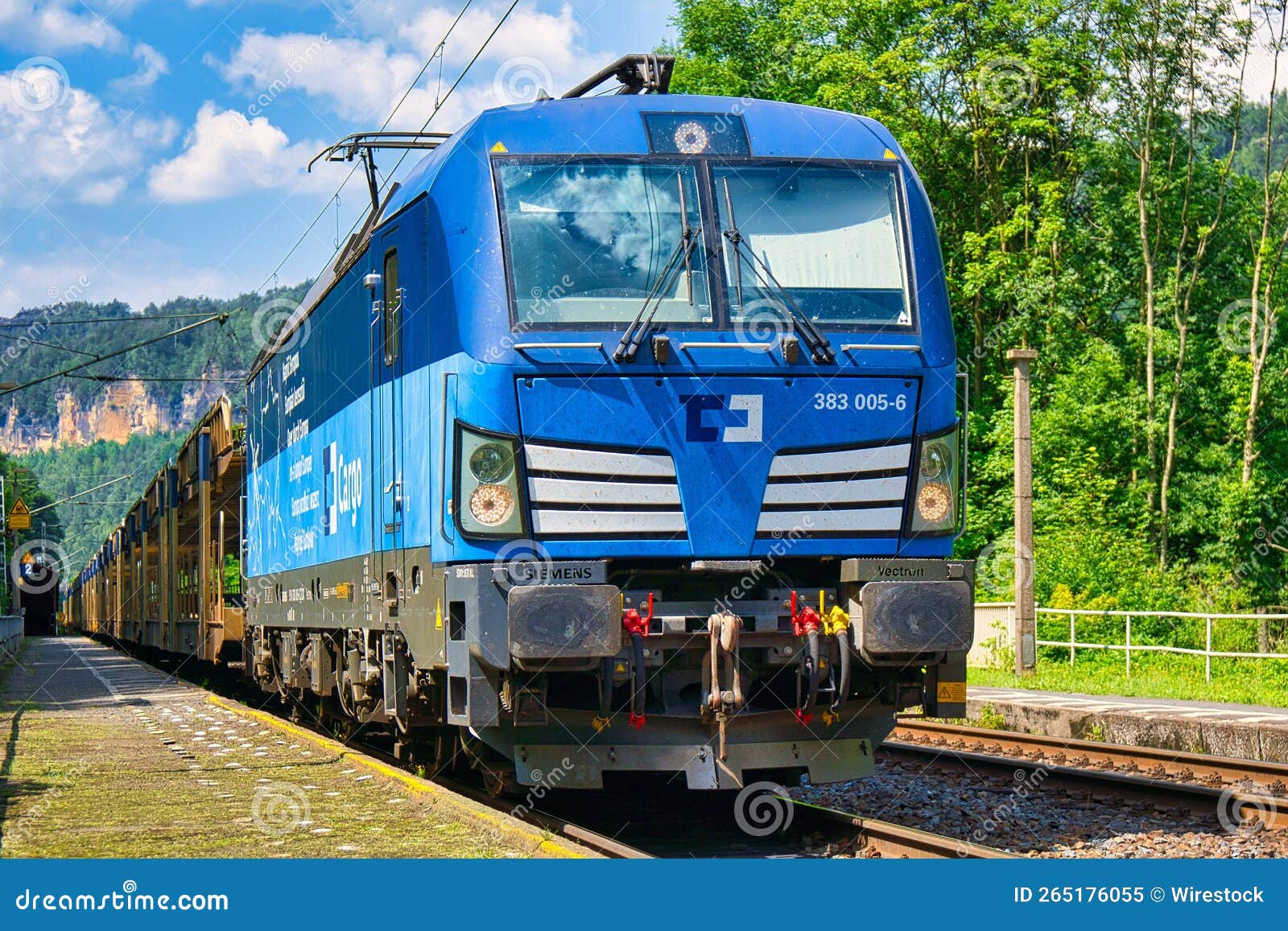 Siemens VECTRON on the Railway on a Sunny Day Editorial Image - Image ...