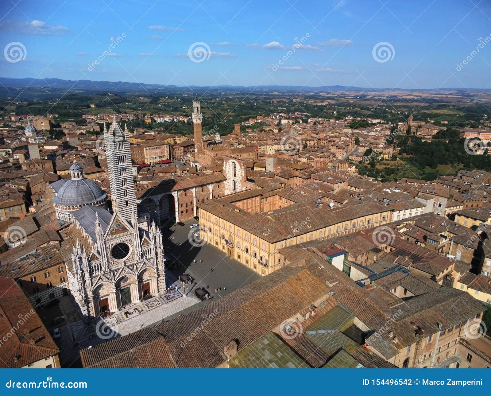 Siena Dome Aeral View by Parrot Anafi 300 Stock Photo - Image of gothic, exterior: 154496542