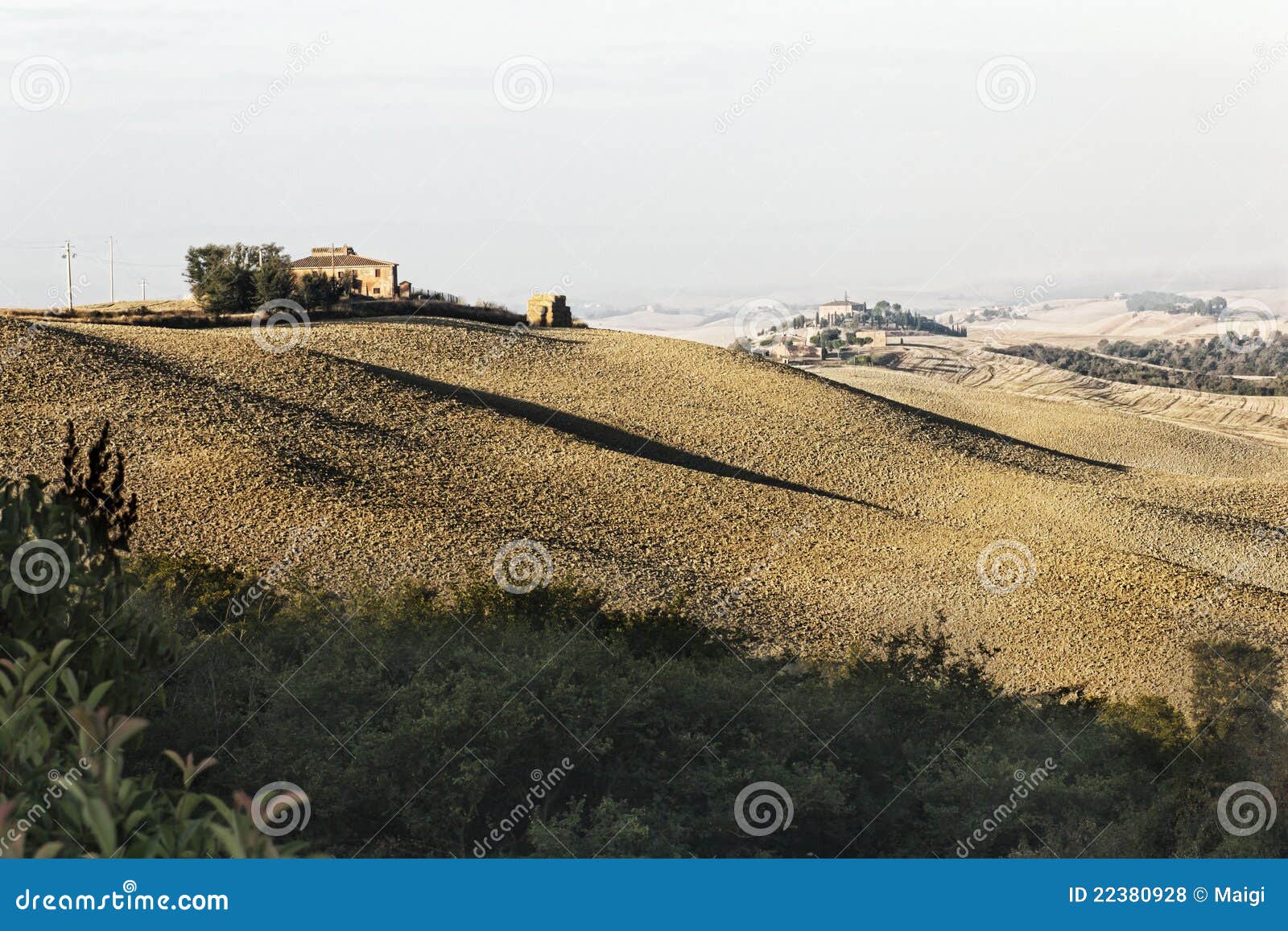 Siena Landscape stock photo. Image of italy, hills, tuscany - 22380928