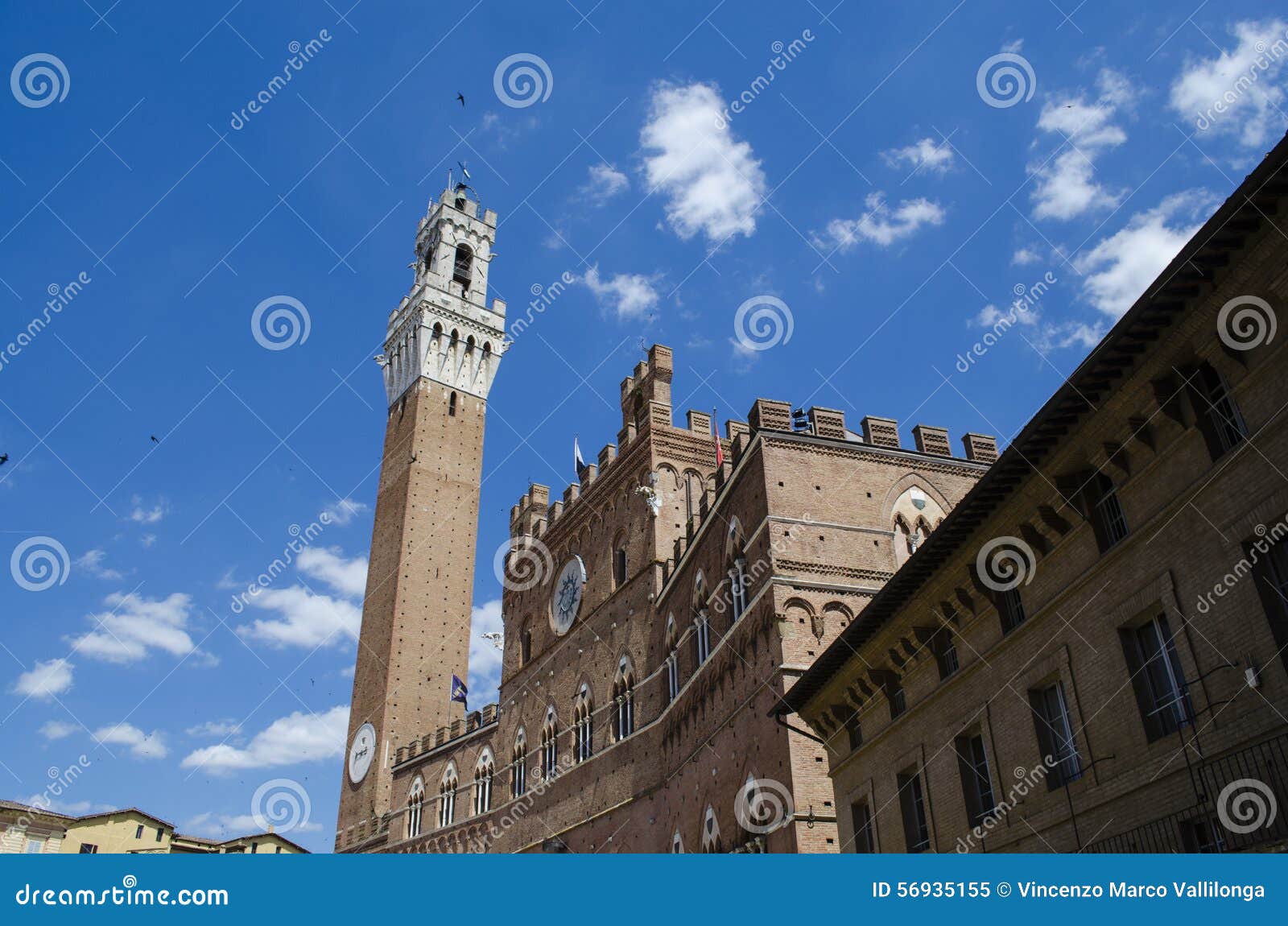 Siena Medieval Italian Cities Stock Image - Image of campo, holiday ...