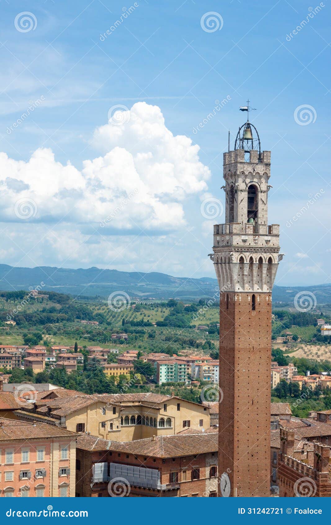 Siena tower stock image. Image of italy, stair, tower - 31242721
